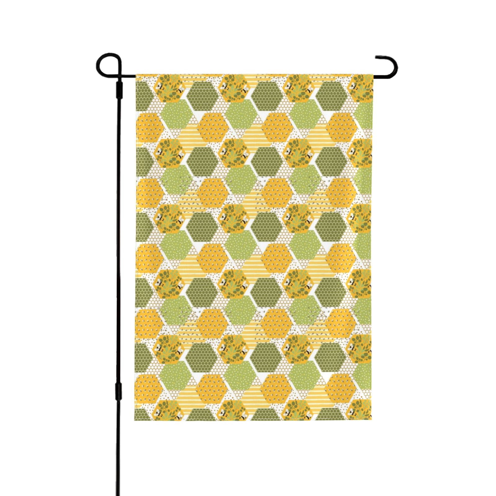 Wukai Bee honey Garden Flags Double Sided Welcome Garden Yard House ...