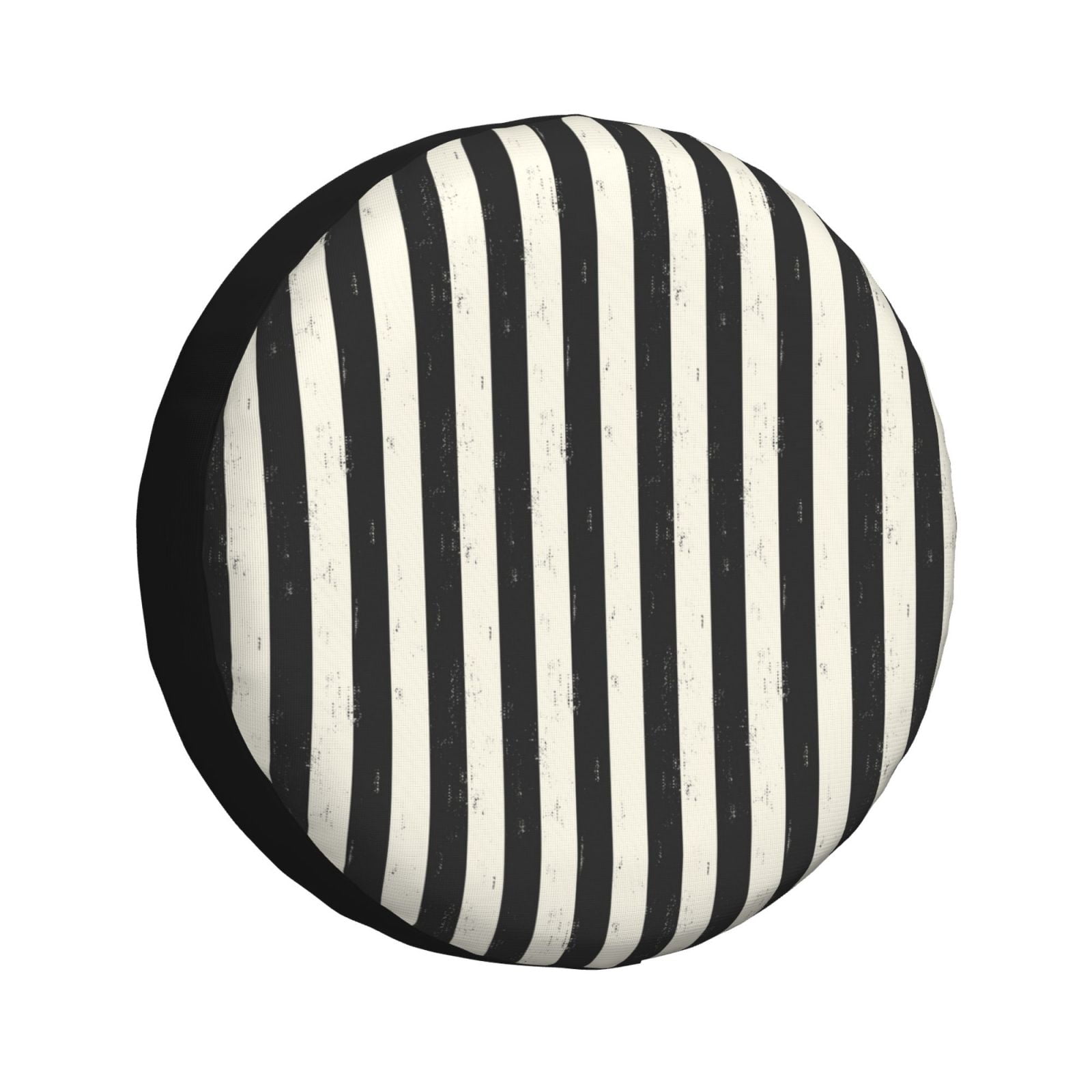 Wukai Black And White Thick Stripes Print Spare Tire Cover for RV ...