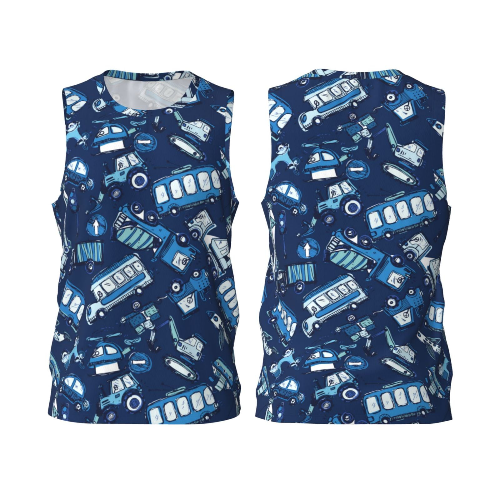 Wukai Blue Bus Men’s Basketball JerseyMedium - Walmart.com