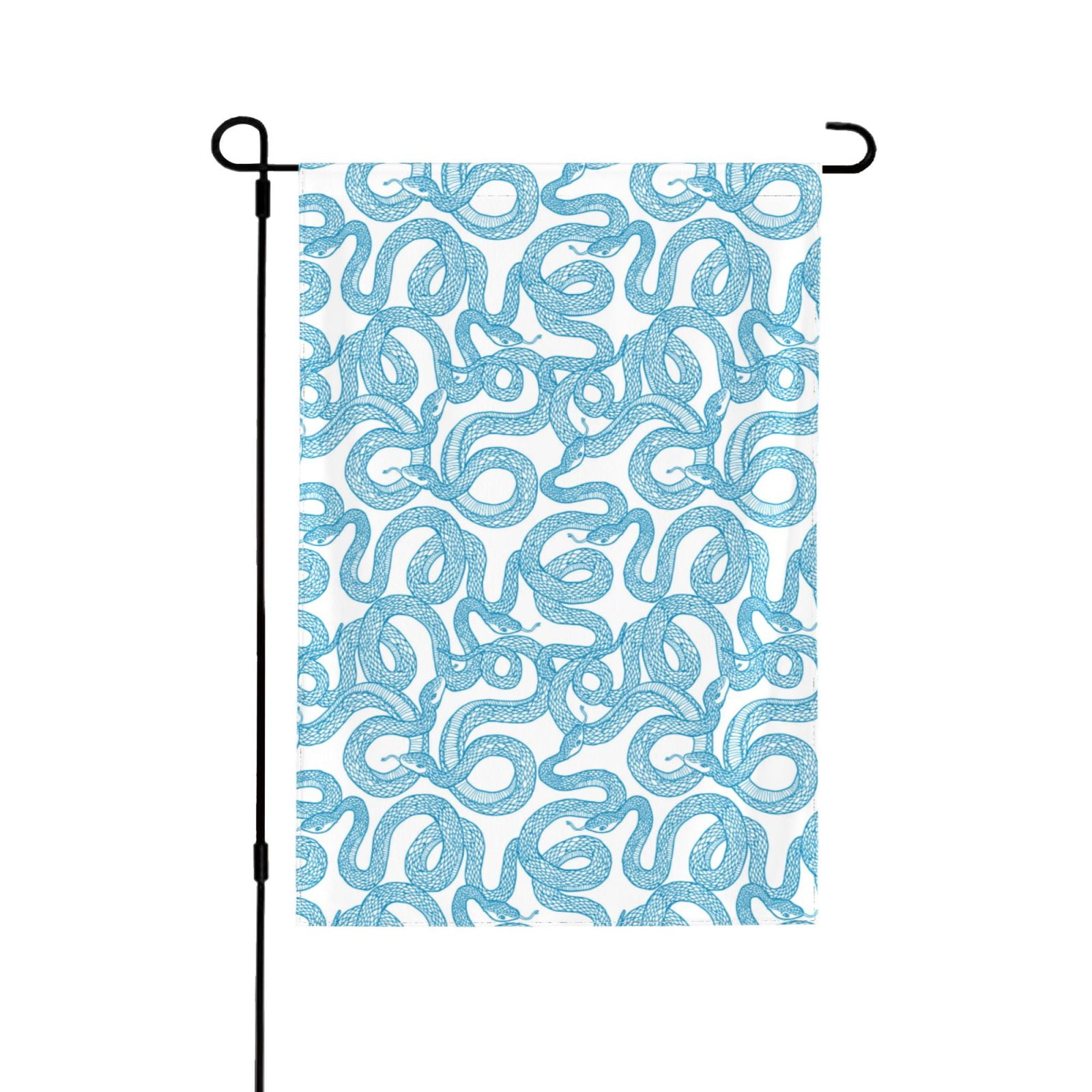 Wukai Blue Snake Garden Flags Double Sided Welcome Garden Yard House ...