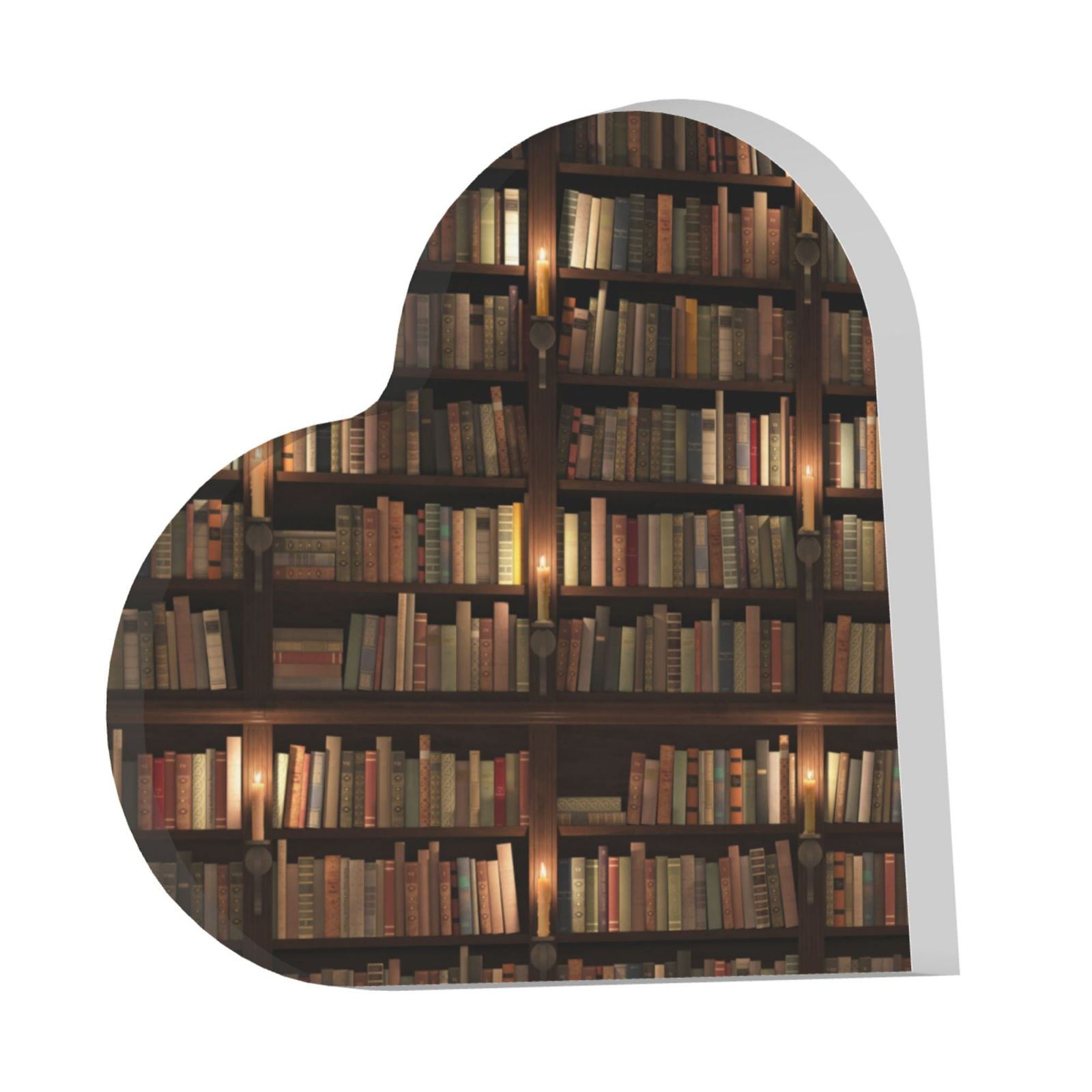 Wukai Bookshelves Print Elegant Acrylic Gift Decorations Perfect for ...