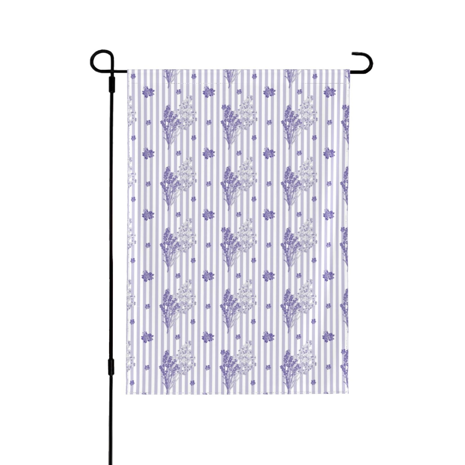 Wukai Bouquet and Lavender Flowers Garden Flags Double Sided Welcome ...