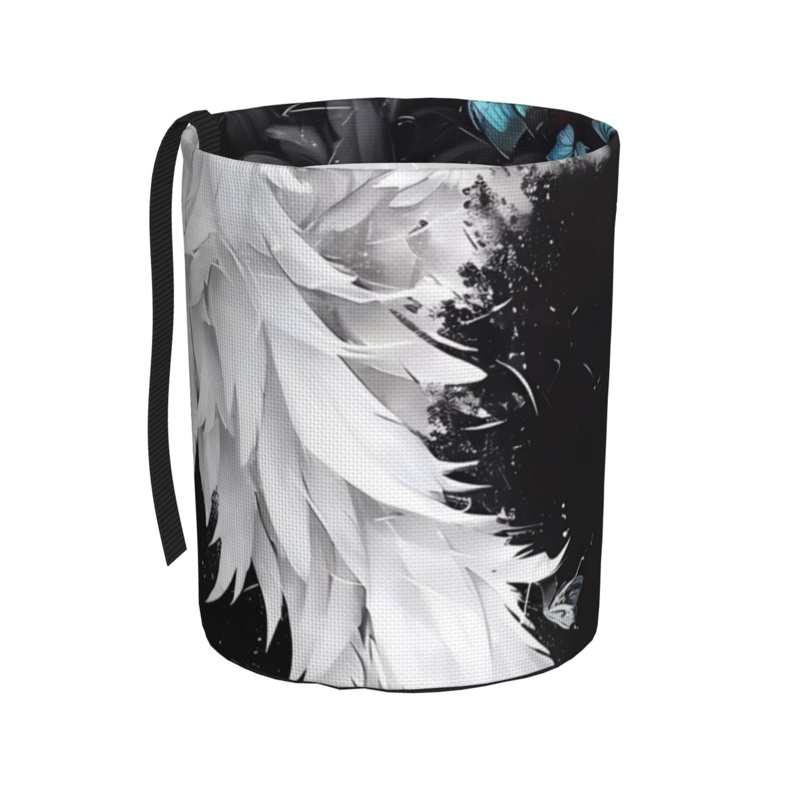 Wukai Butterfly Angel Wings Art Print Car Trash Can - Easy to Clean ...