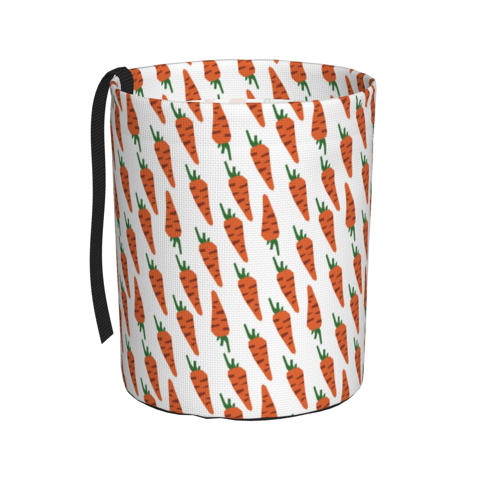 Wukai Carrot Print Car Trash Can - Easy to Clean Hanging Garbage Bin ...