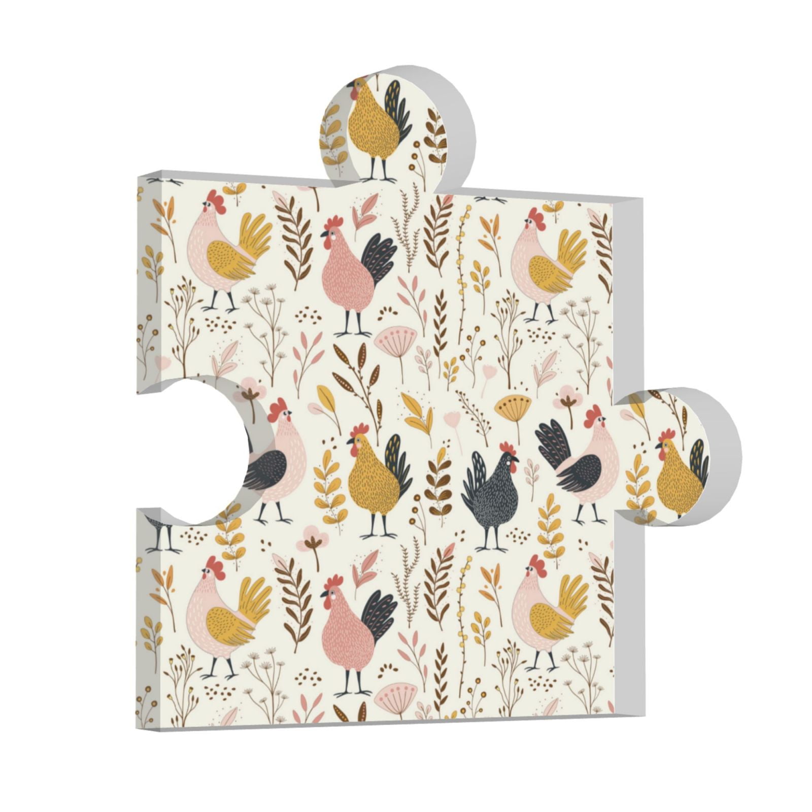 Wukai Cartoon Chickens Print Elegant Acrylic Gift Decorations Perfect ...