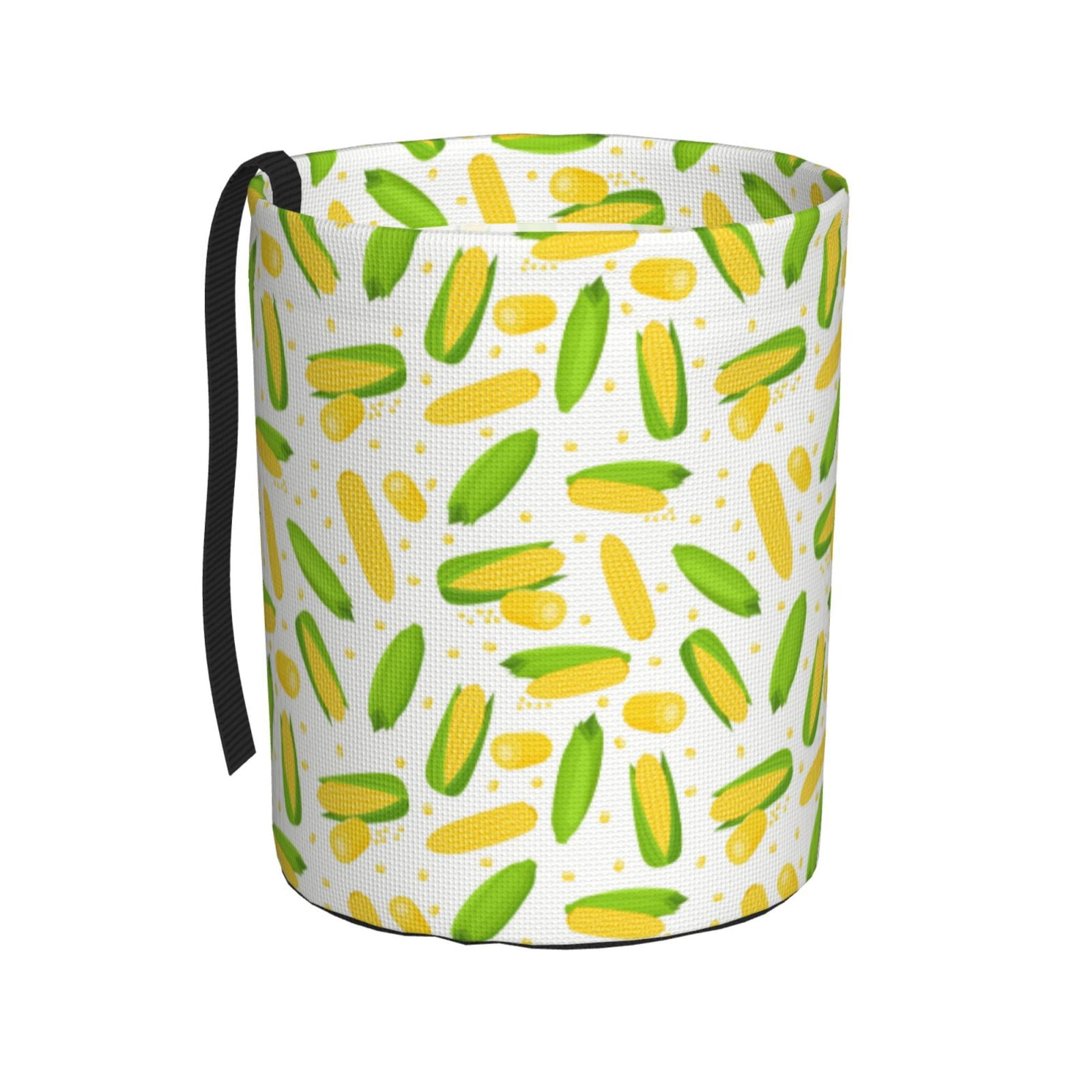 Wukai Cartoon Corn Print Car Trash Can - Easy to Clean Hanging Garbage ...