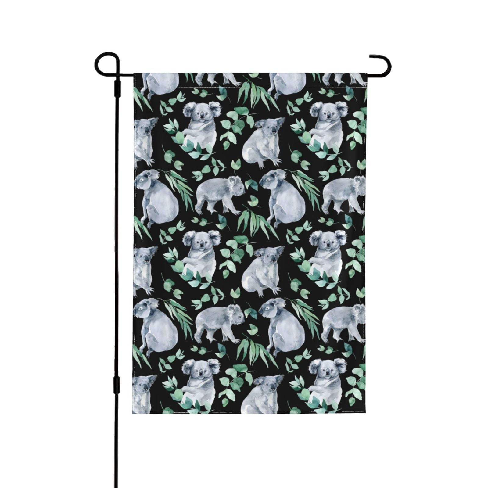 Wukai Cartoon Koala Bear Garden Flags Double Sided Welcome Garden Yard ...