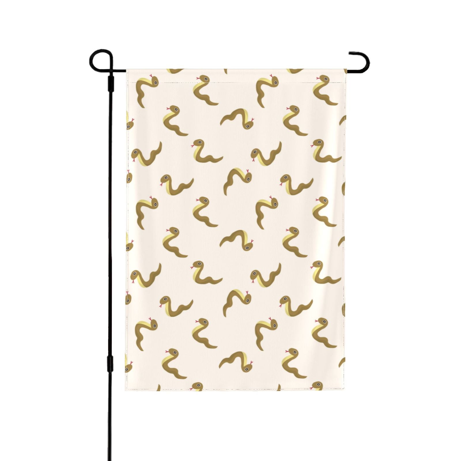 Wukai Cartoon Snake Garden Flags Double Sided Welcome Garden Yard House ...