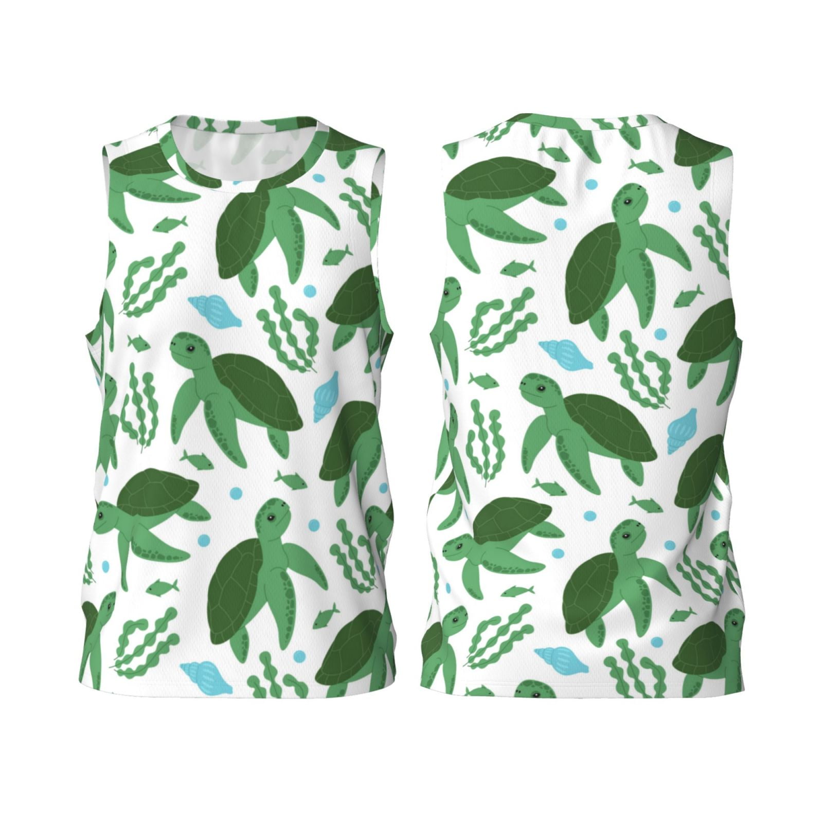 Wukai Cartoon Turtle Men’s Basketball Jersey - Walmart.com