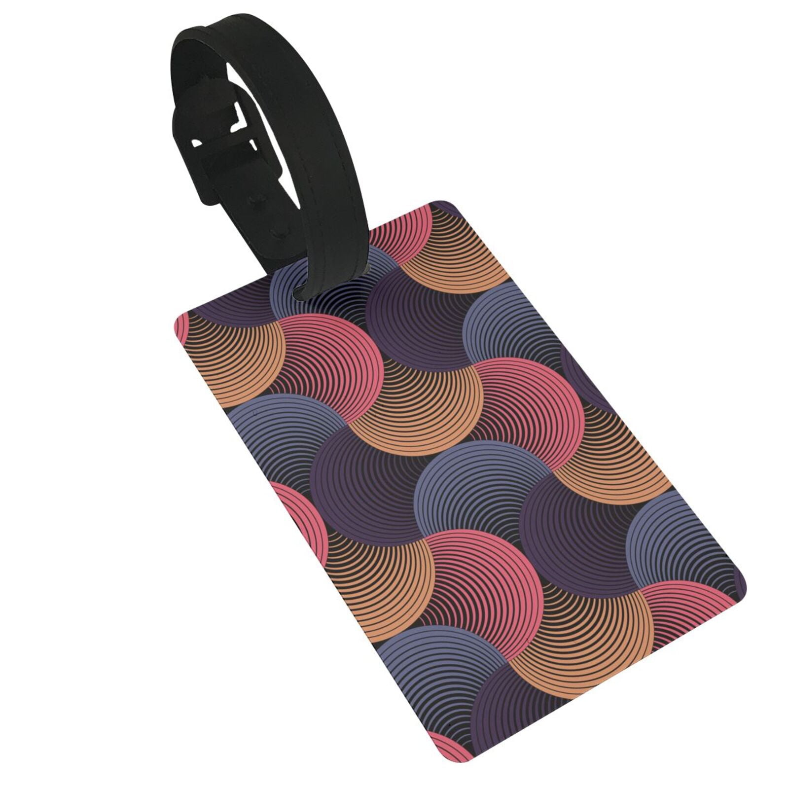 Wukai Circular Stripes Stylish and Durable Travel Luggage Tags ...