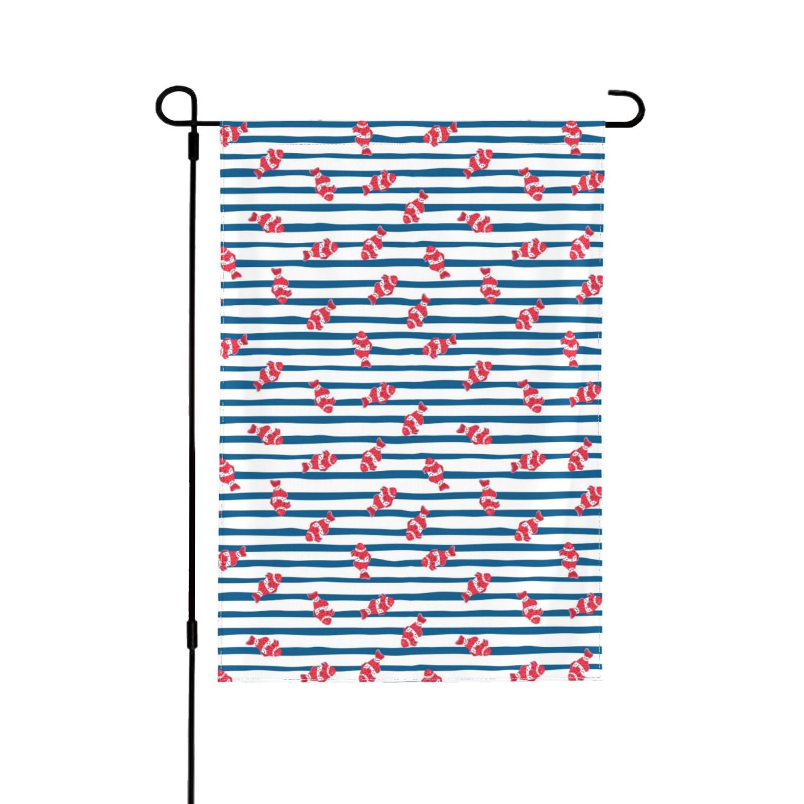 Wukai Clown Fish Garden Flags Double Sided Welcome Garden Yard House ...