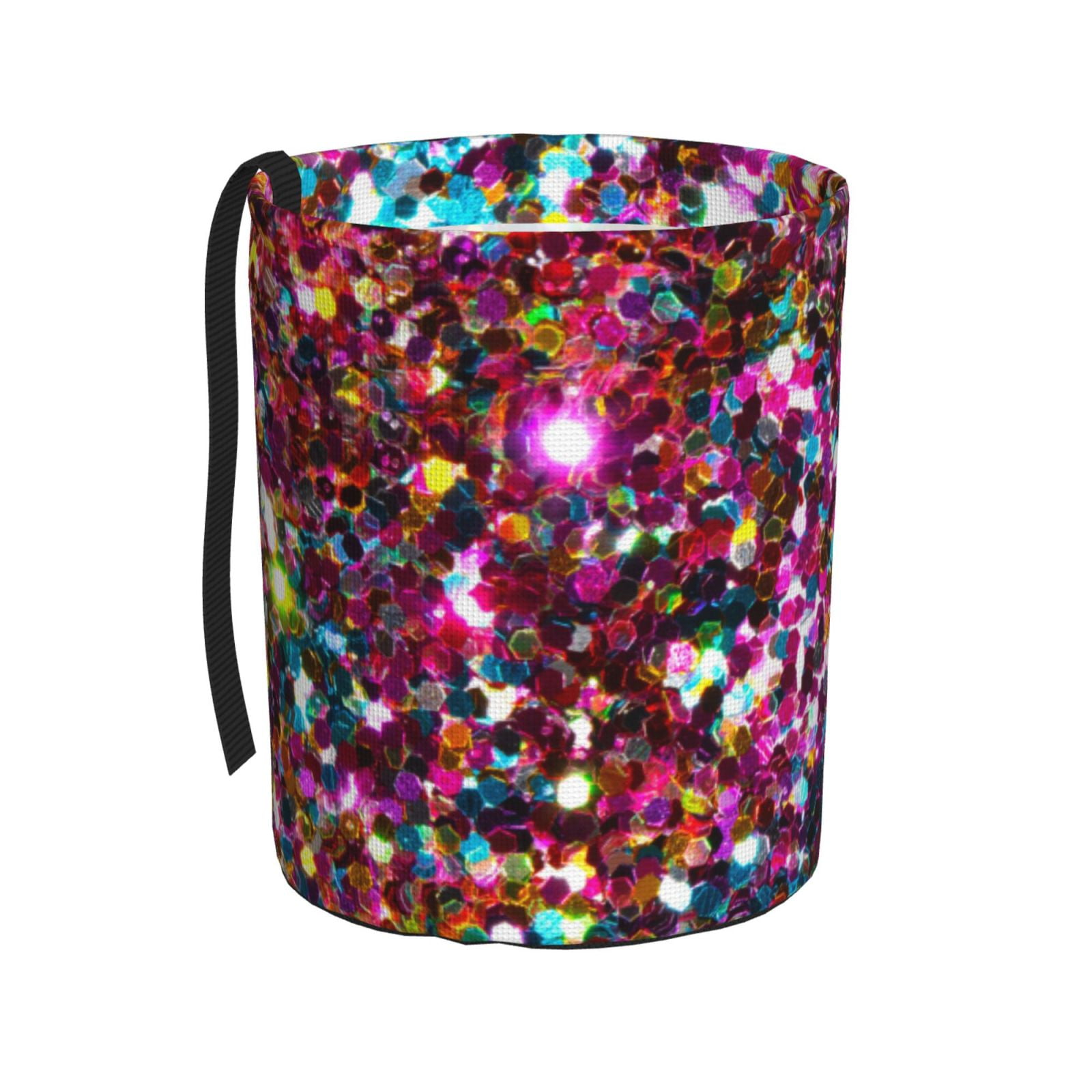 Wukai Color Shiny Print Car Trash Can - Easy to Clean Hanging Garbage ...