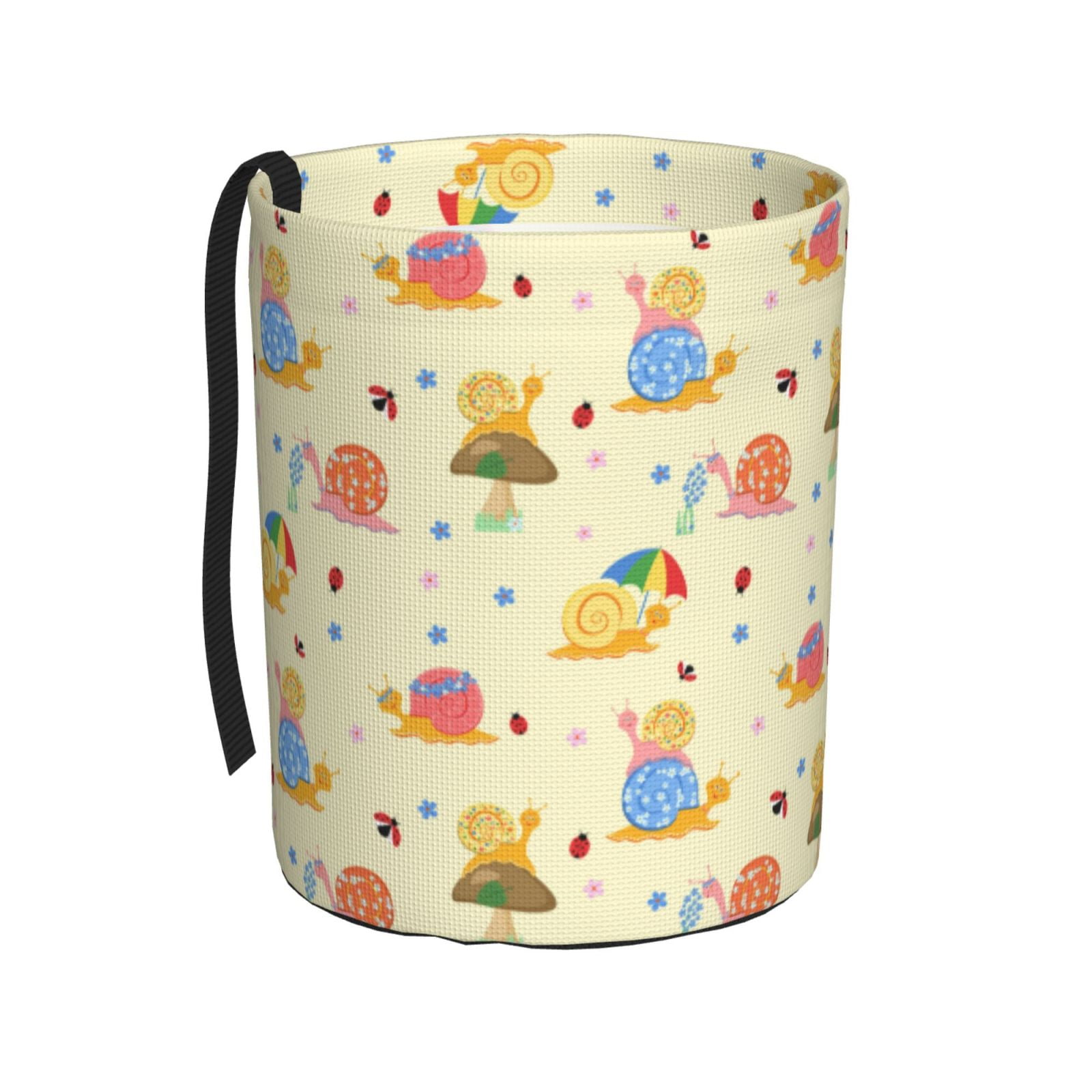 Wukai Colorful Cartoon Snail Print Car Trash Can - Easy to Clean ...