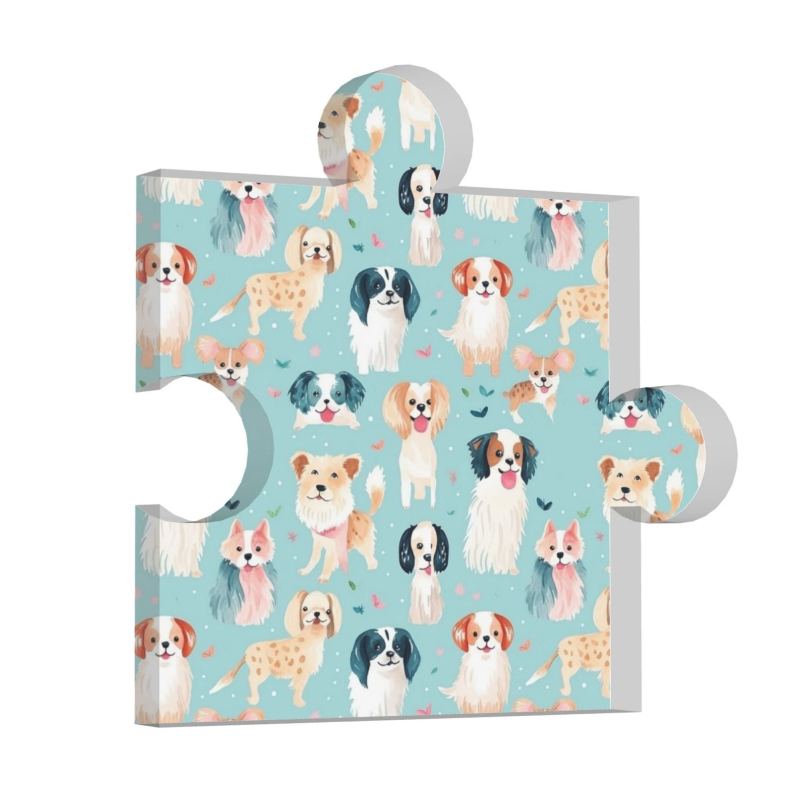 Wukai Colorful Dog Print Elegant Acrylic Gift Decorations Perfect for ...