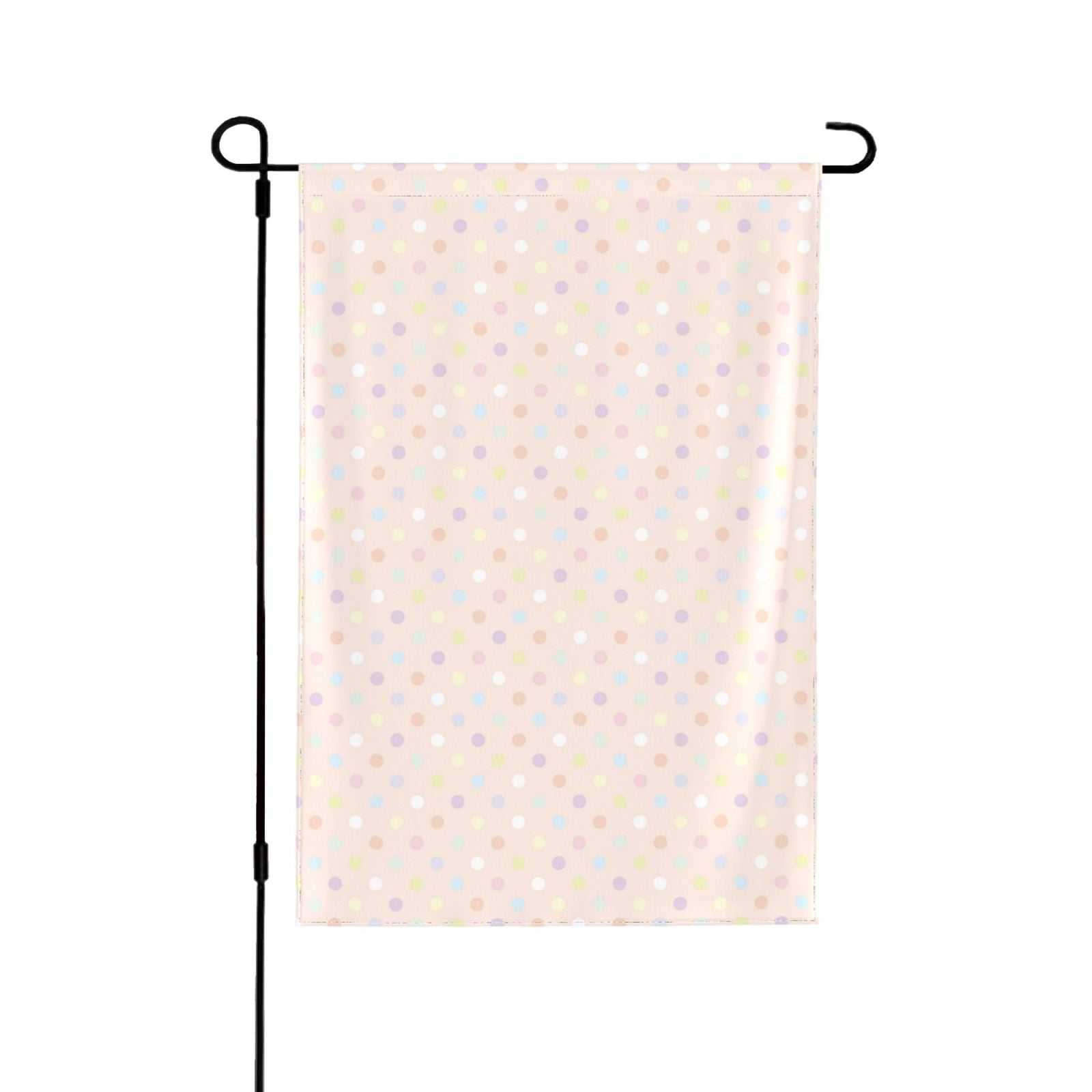 Wukai Colorful Dots Garden Flags Double Sided Welcome Garden Yard House ...