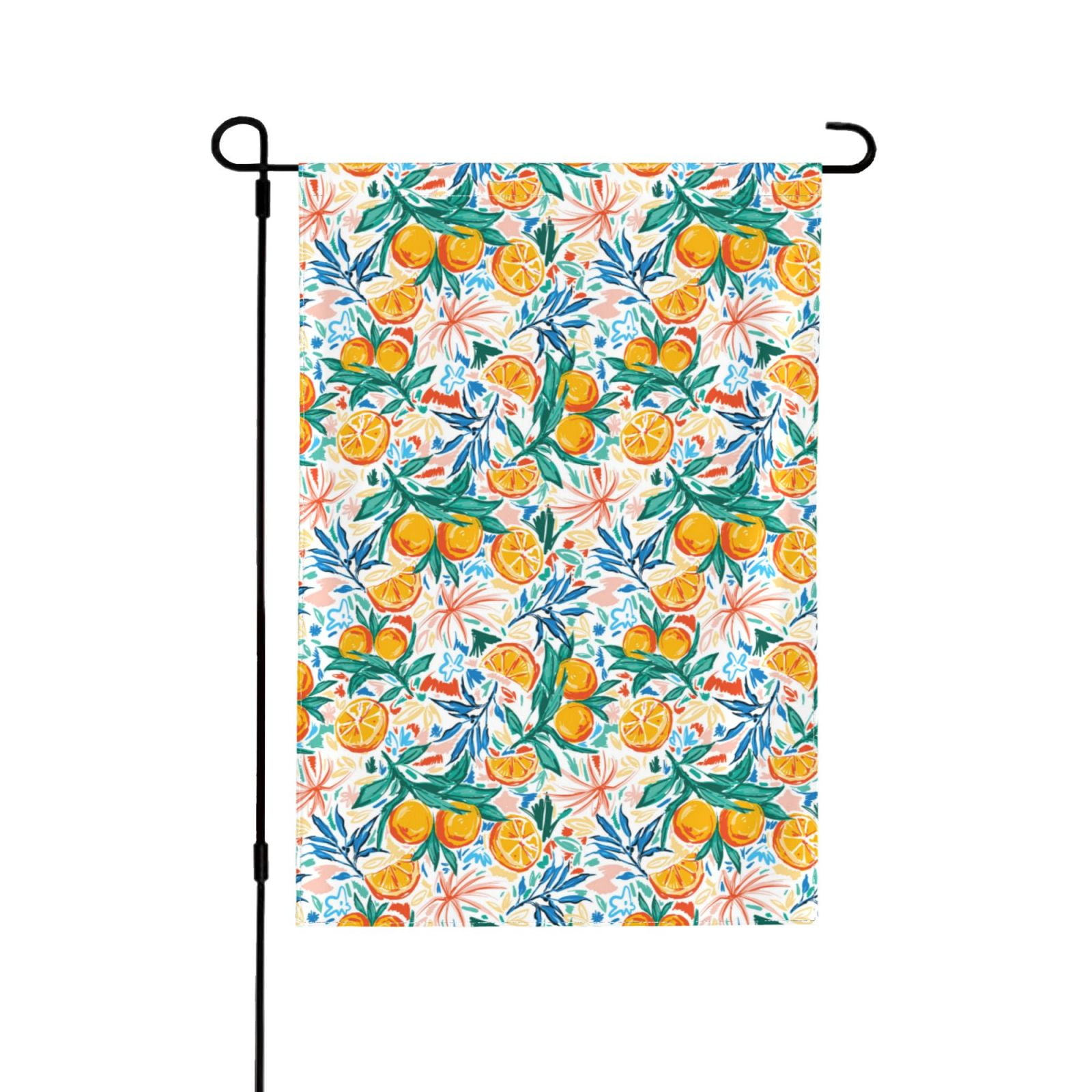 Wukai Colorful Fruits Garden Flags Double Sided Welcome Garden Yard ...