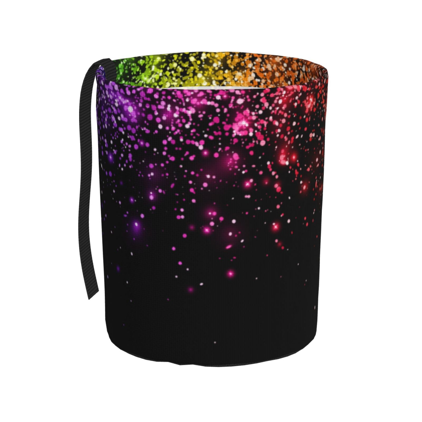 Wukai Colorful Sparkling Print Car Trash Can - Easy to Clean Hanging ...