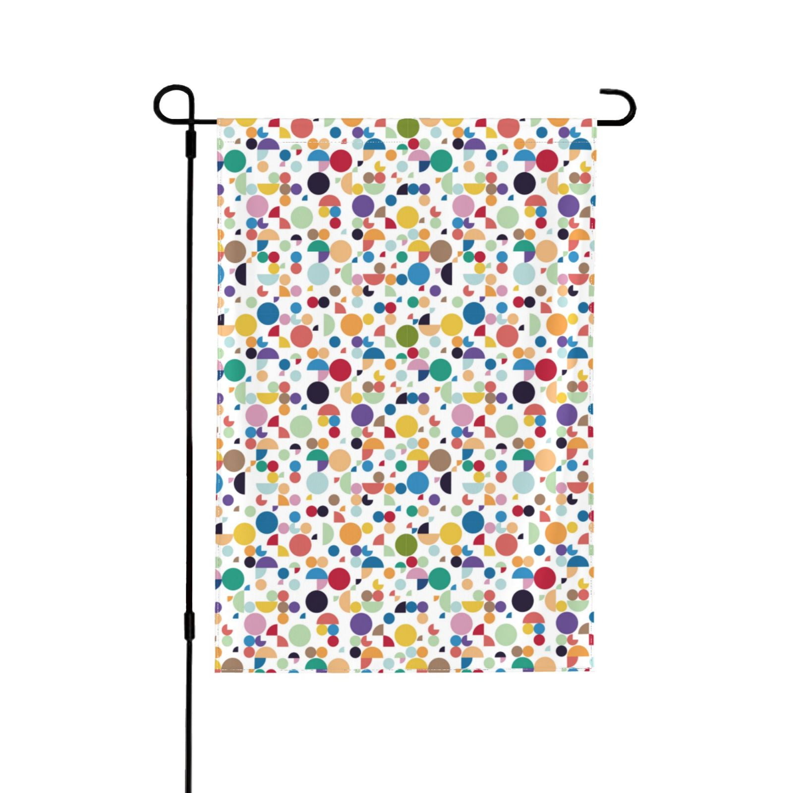 Wukai Colorful Spots Garden Flags Double Sided Welcome Garden Yard ...