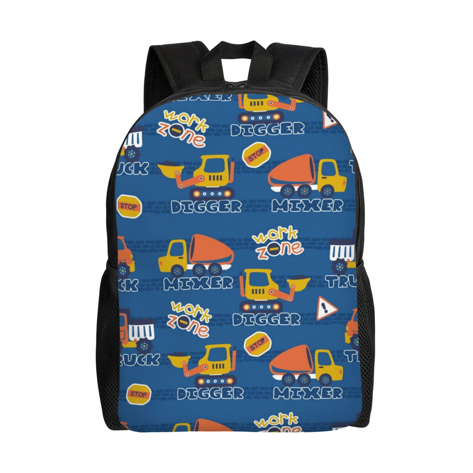 Wukai Construction Vehicles Travel Laptop Backpack - Waterproof, Anti ...