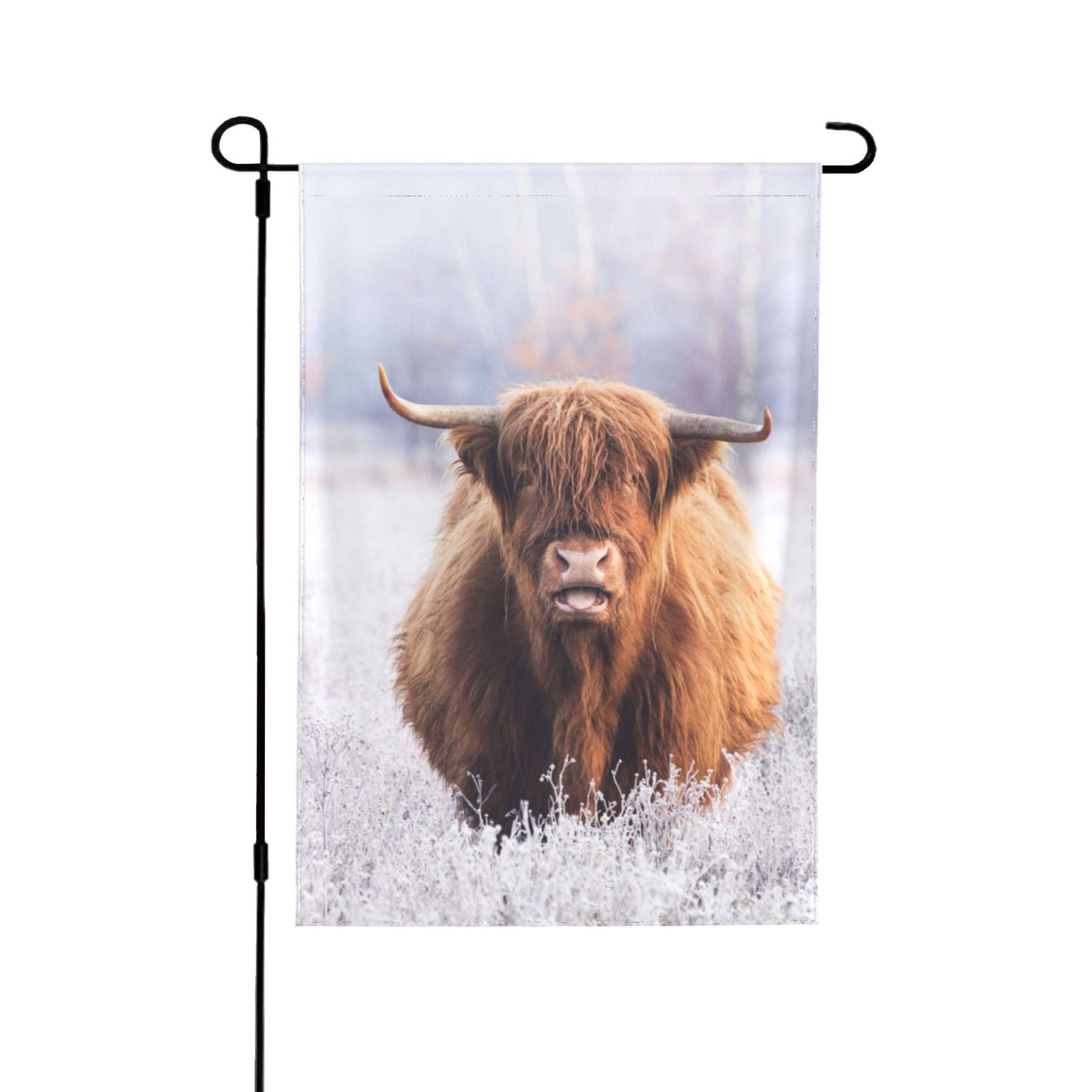 Wukai Cow Garden Flags Double Sided Welcome Garden Yard House Flags ...
