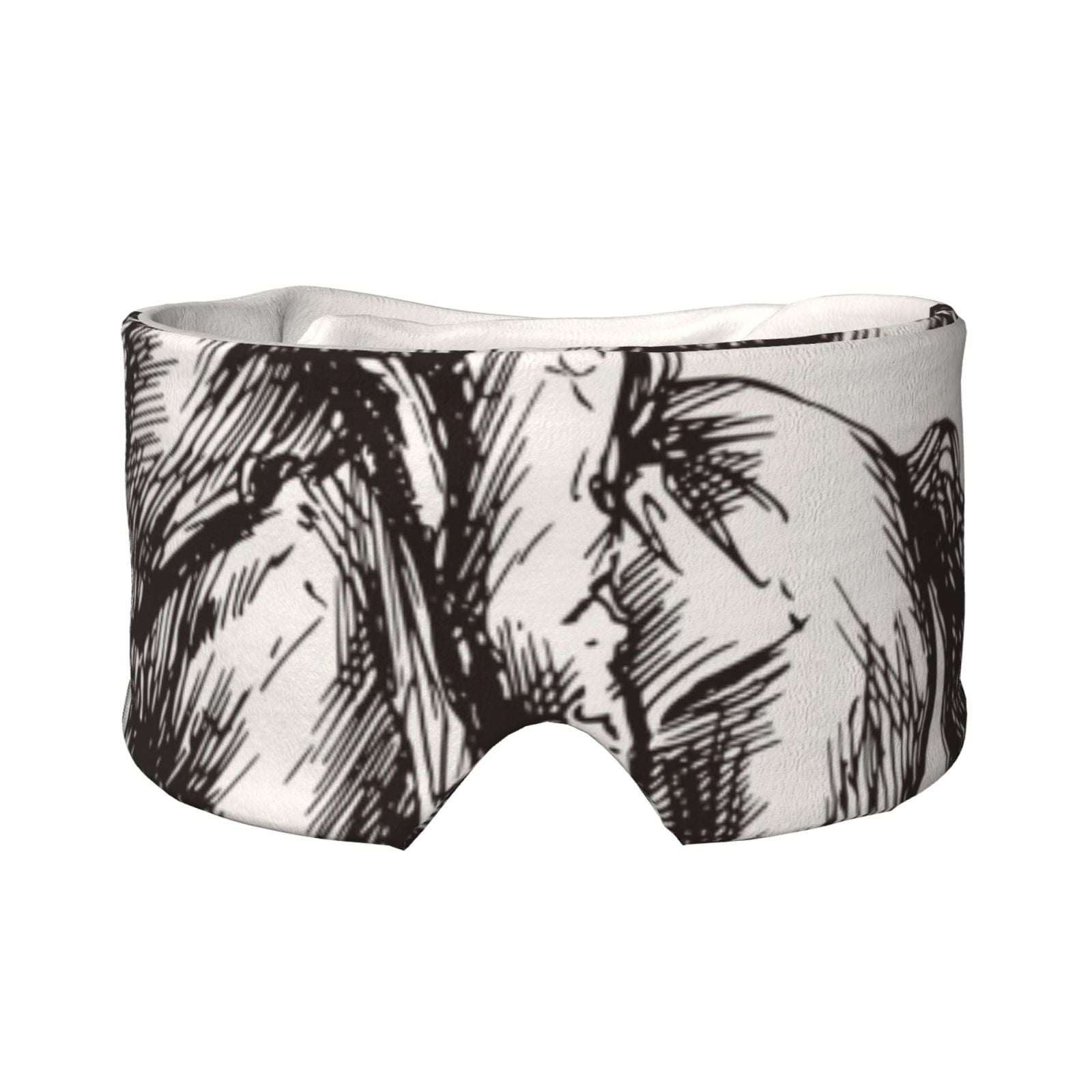 Wukai Cowboy Ride A Horse Print Sleep Mask - Eye Mask for Sleeping ...