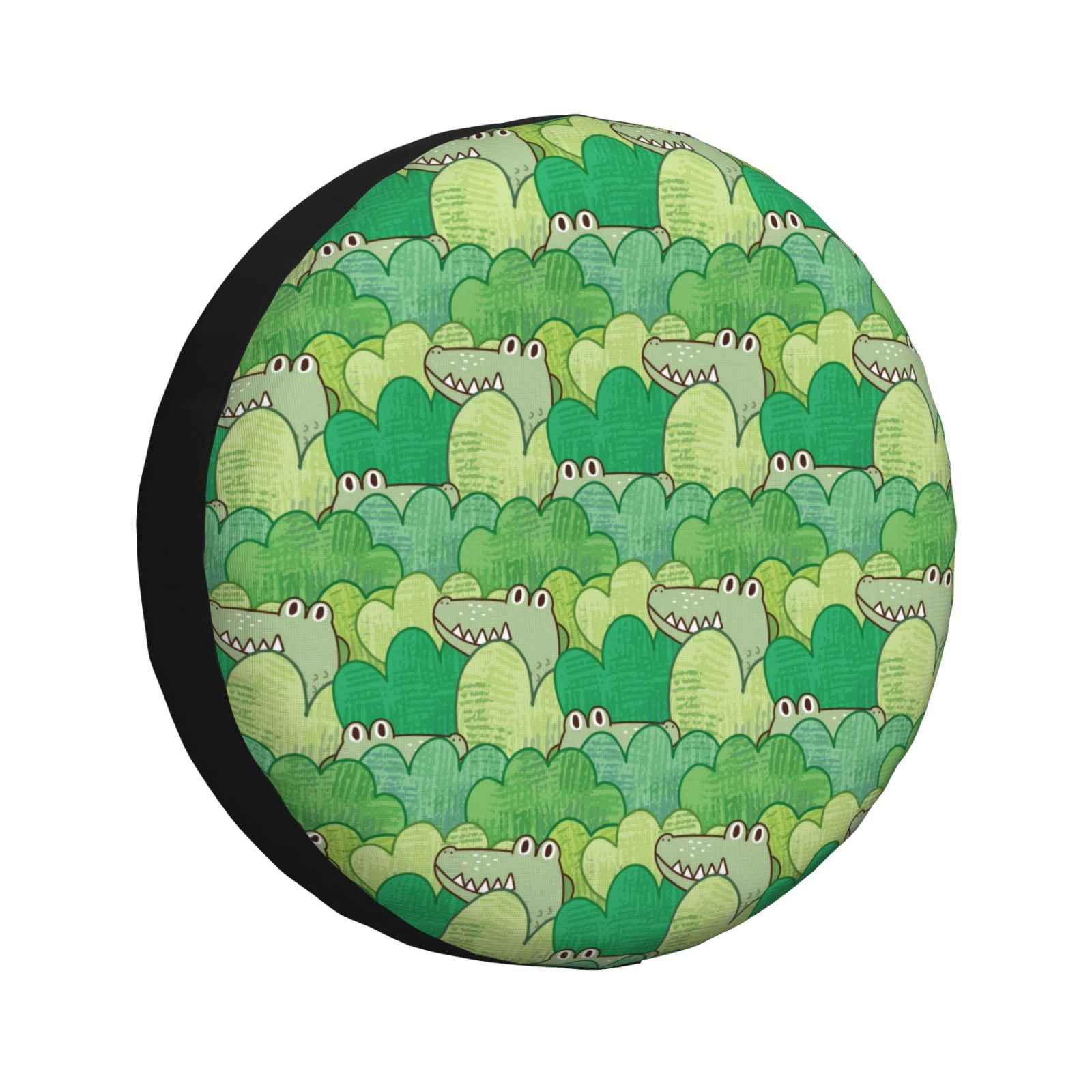 Wukai Crocodile And Bush Print Spare Tire Cover for RV Trailer ...