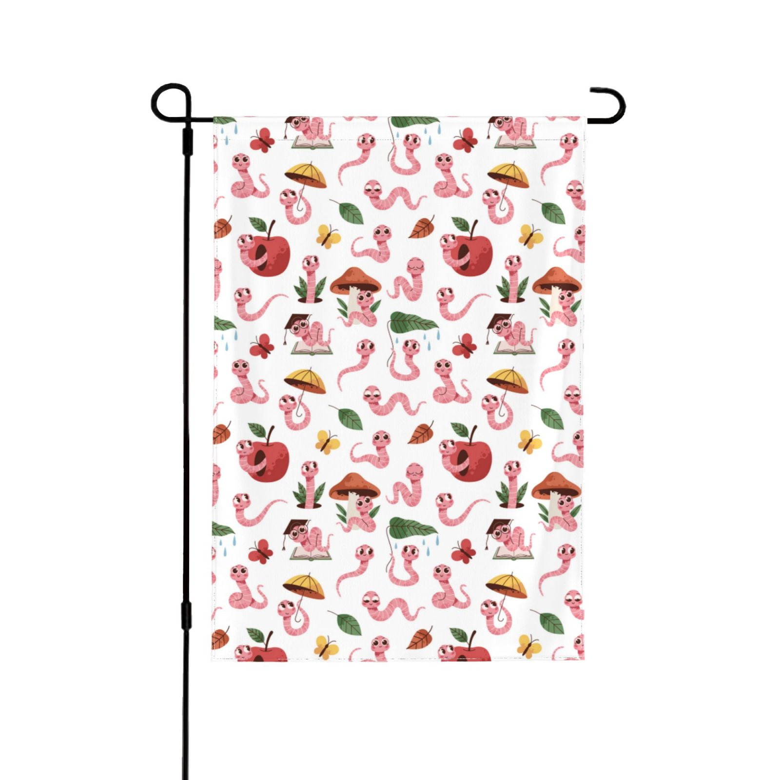 Wukai Cute Animal Garden Flags Double Sided Welcome Garden Yard House ...