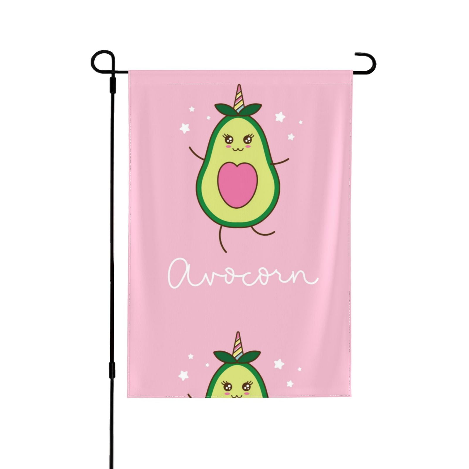 Wukai Cute Avocado Garden Flags Double Sided Welcome Garden Yard House ...