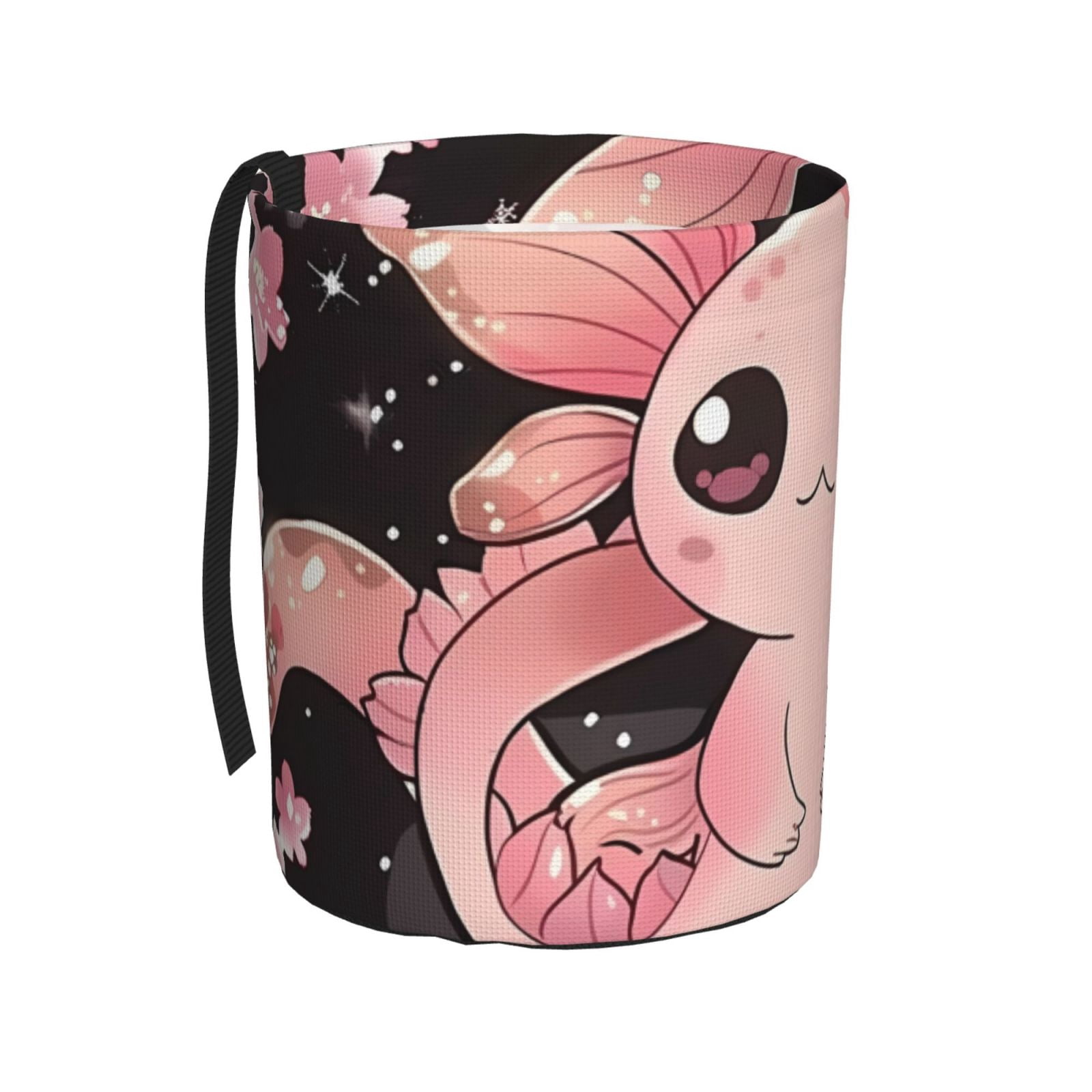 Wukai Cute Axolotl Sakura Blossoms B Print Car Trash Can - Easy to ...