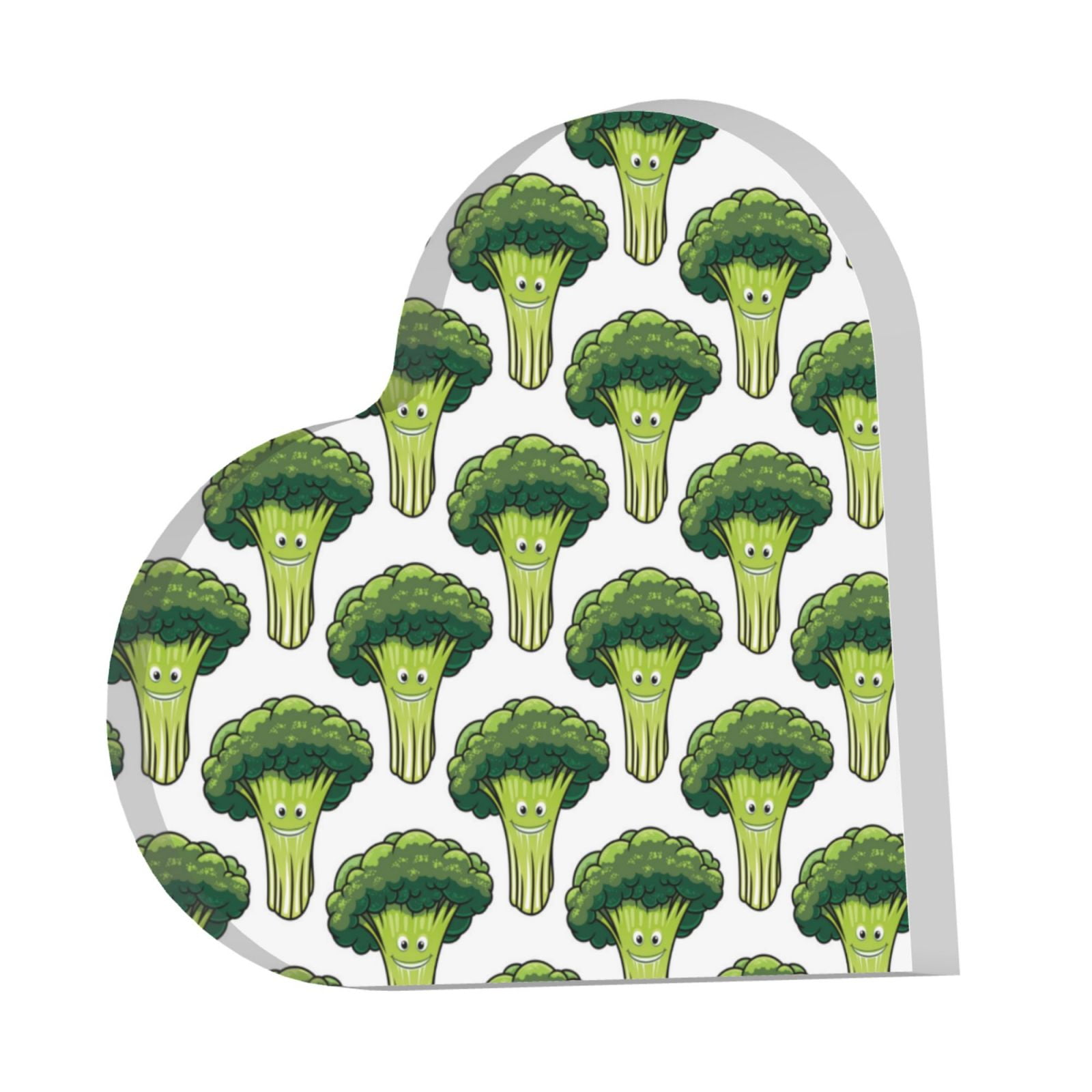 Wukai Cute Broccoli Print Elegant Acrylic Gift Decorations Perfect for ...