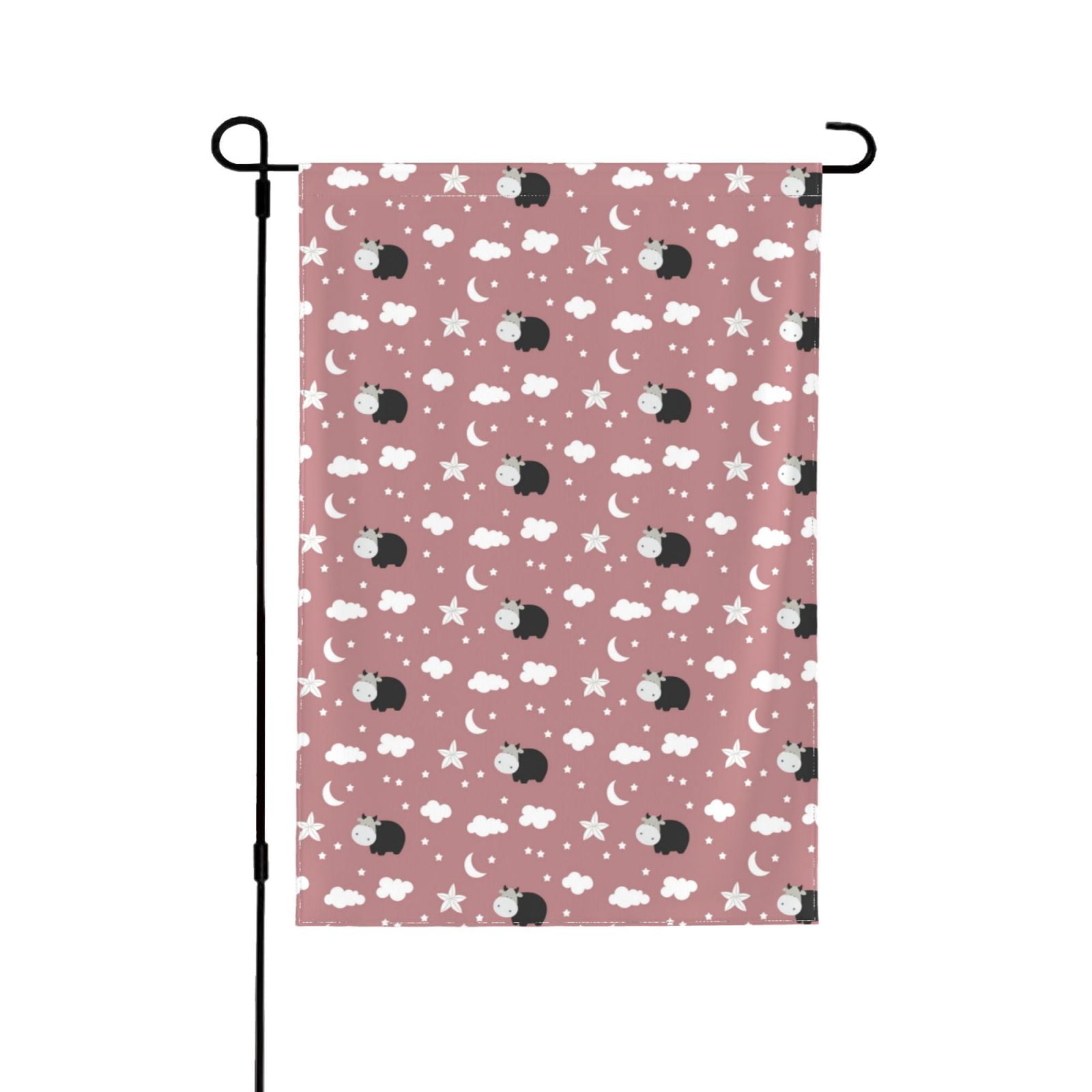 Wukai Cute Calf Garden Flags Double Sided Welcome Garden Yard House ...