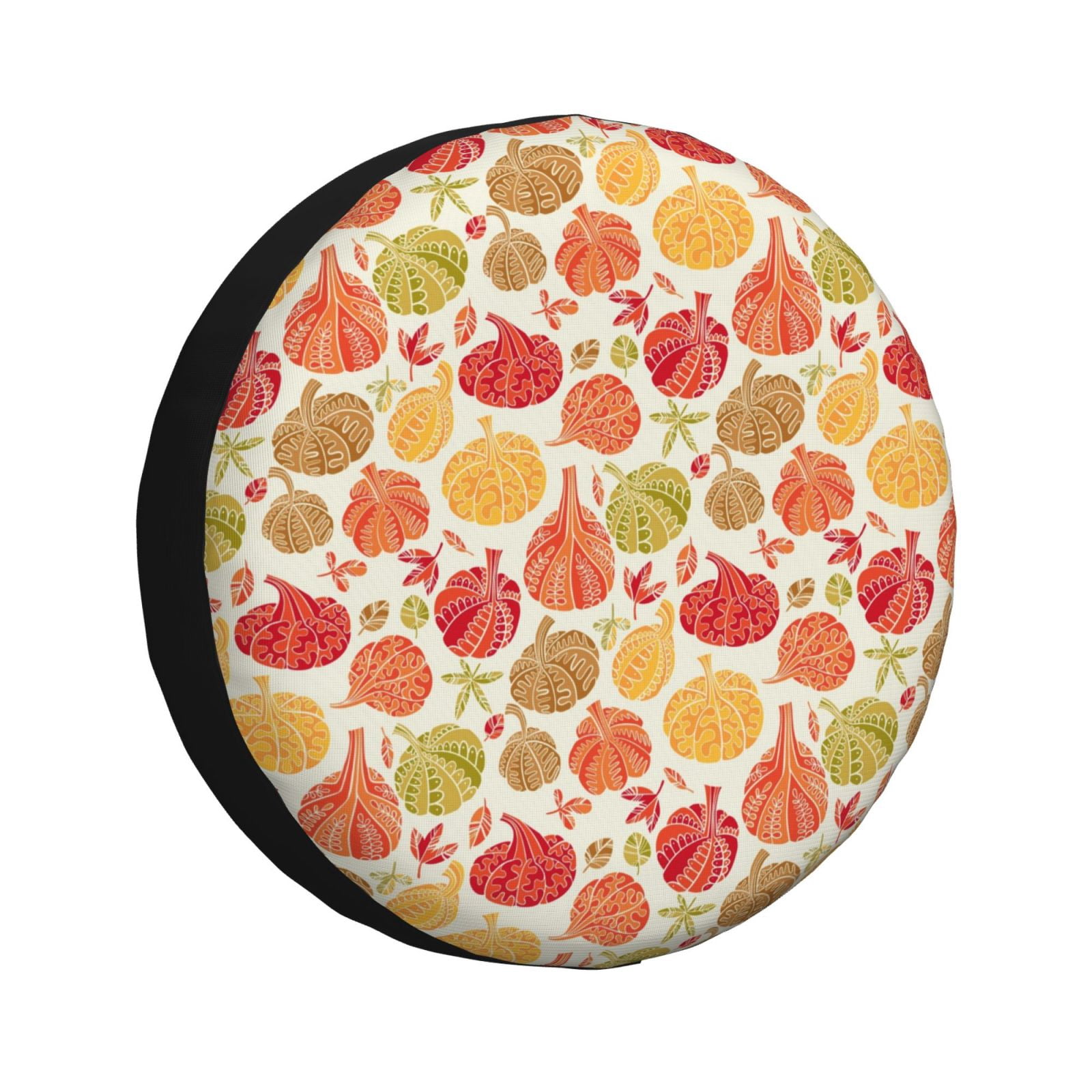 Wukai Cute Colorful Pumpkins Print Spare Tire Cover for RV Trailer ...