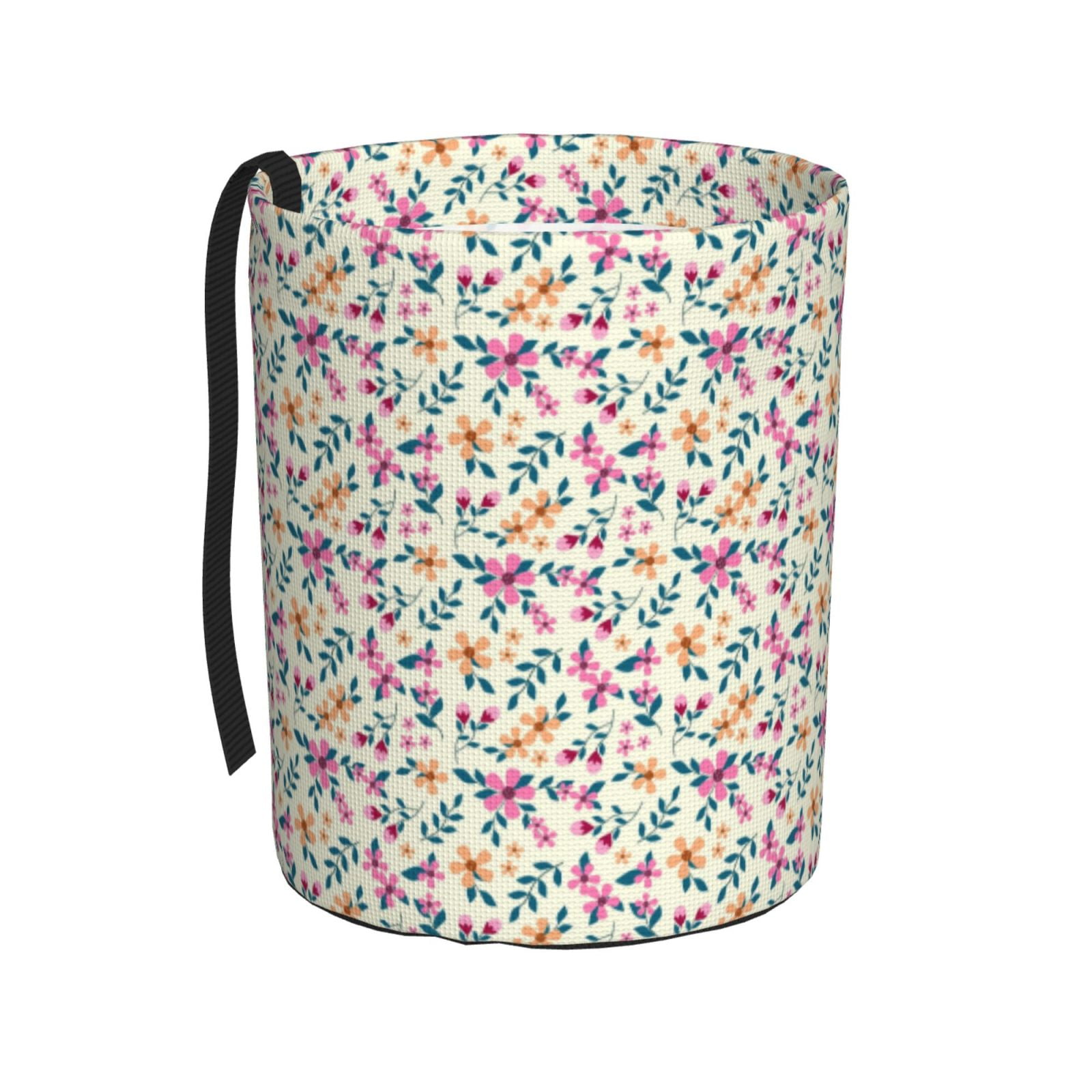 Wukai Cute Flower Print Car Trash Can - Easy to Clean Hanging Garbage ...