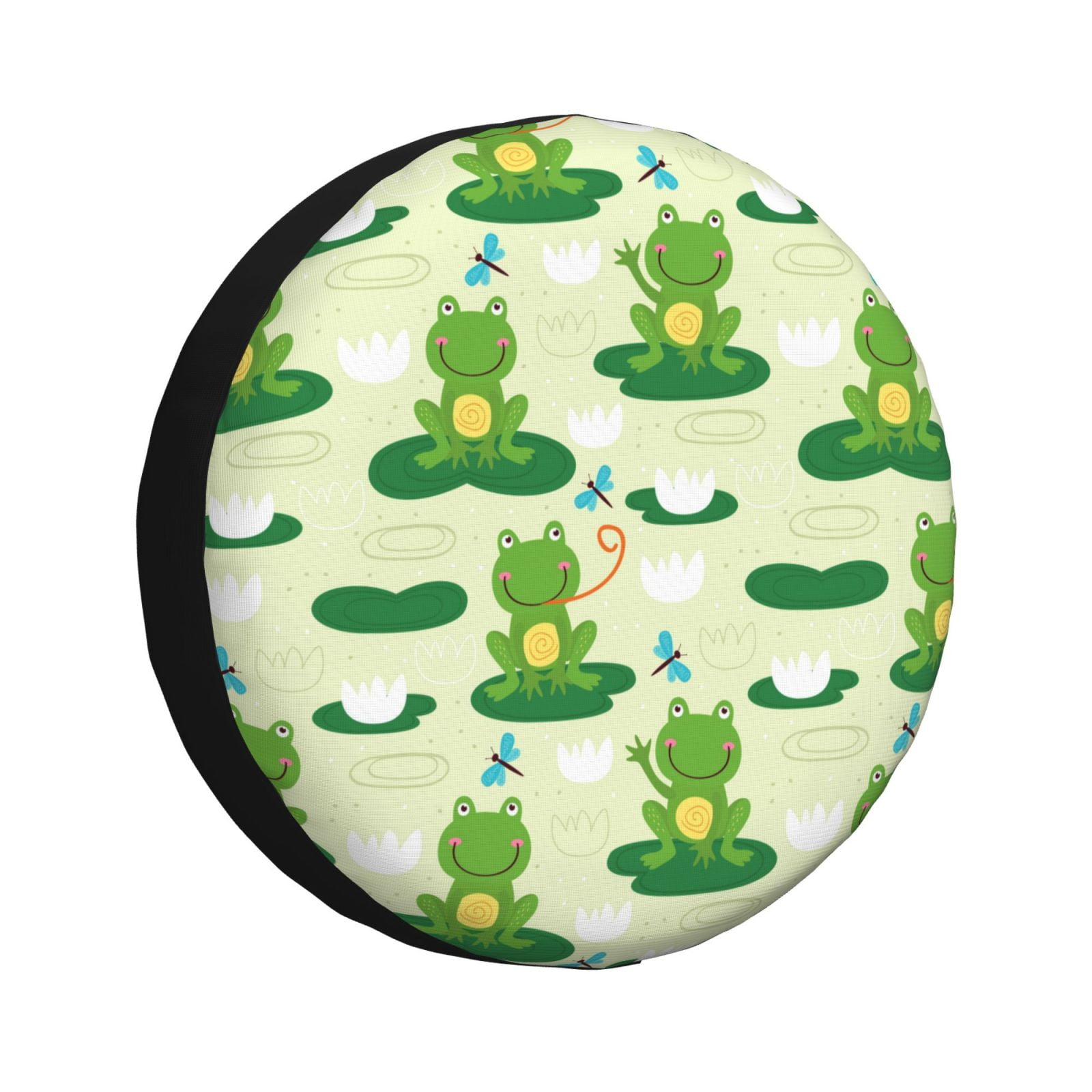 Wukai Cute Frog1 Print Spare Tire Cover for RV Trailer,Waterproof PVC ...