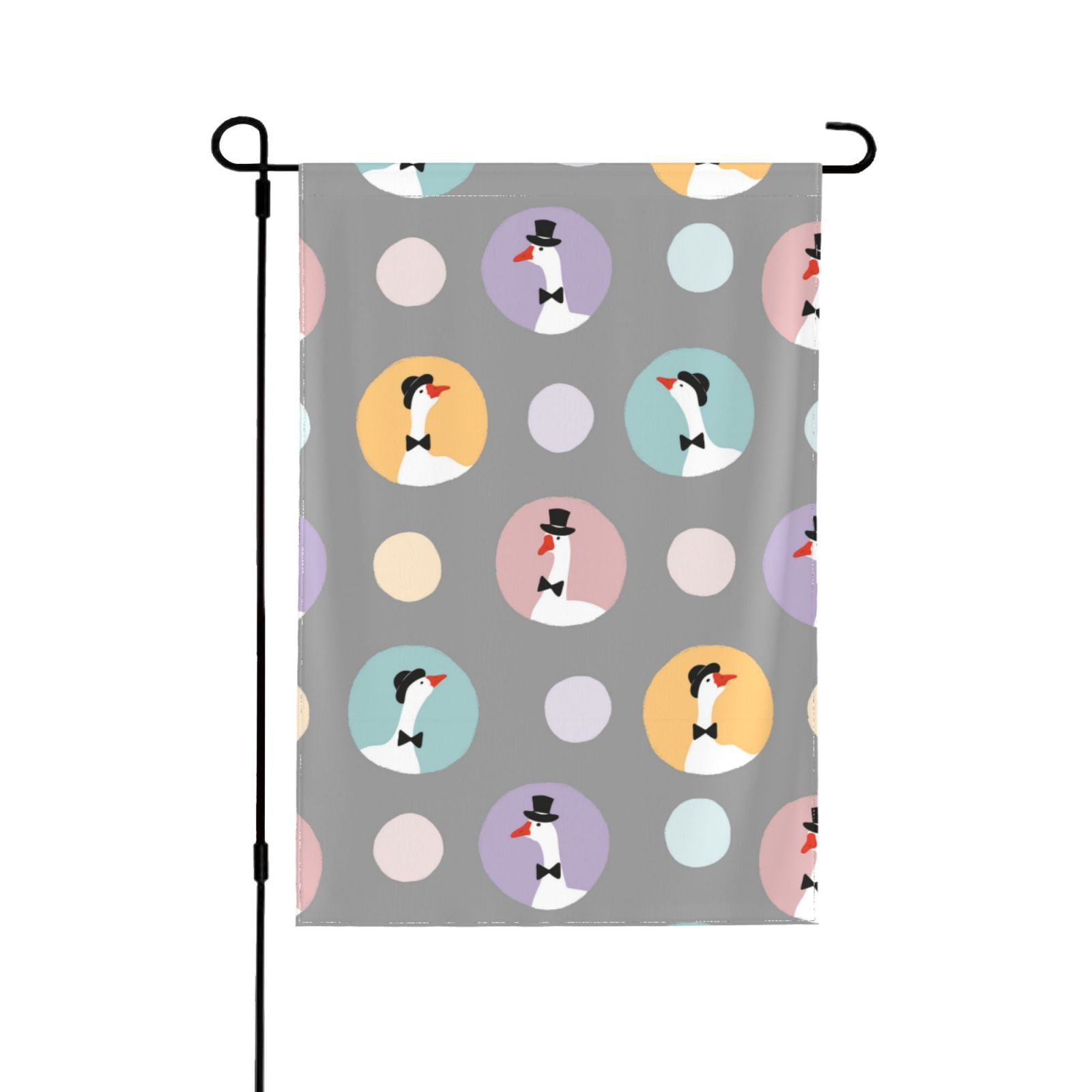 Wukai Cute Geese Garden Flags Double Sided Welcome Garden Yard House ...