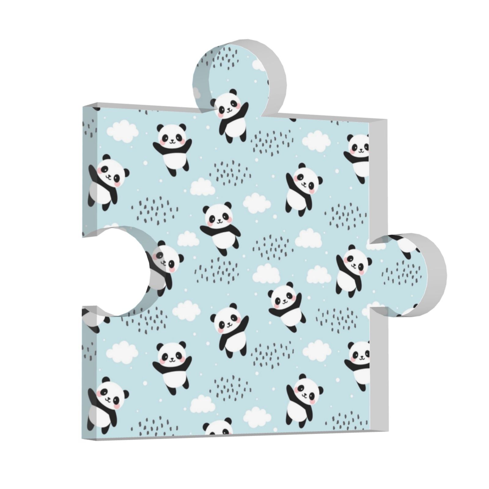 Wukai Cute Panda Bear Print Elegant Acrylic Gift Decorations Perfect ...