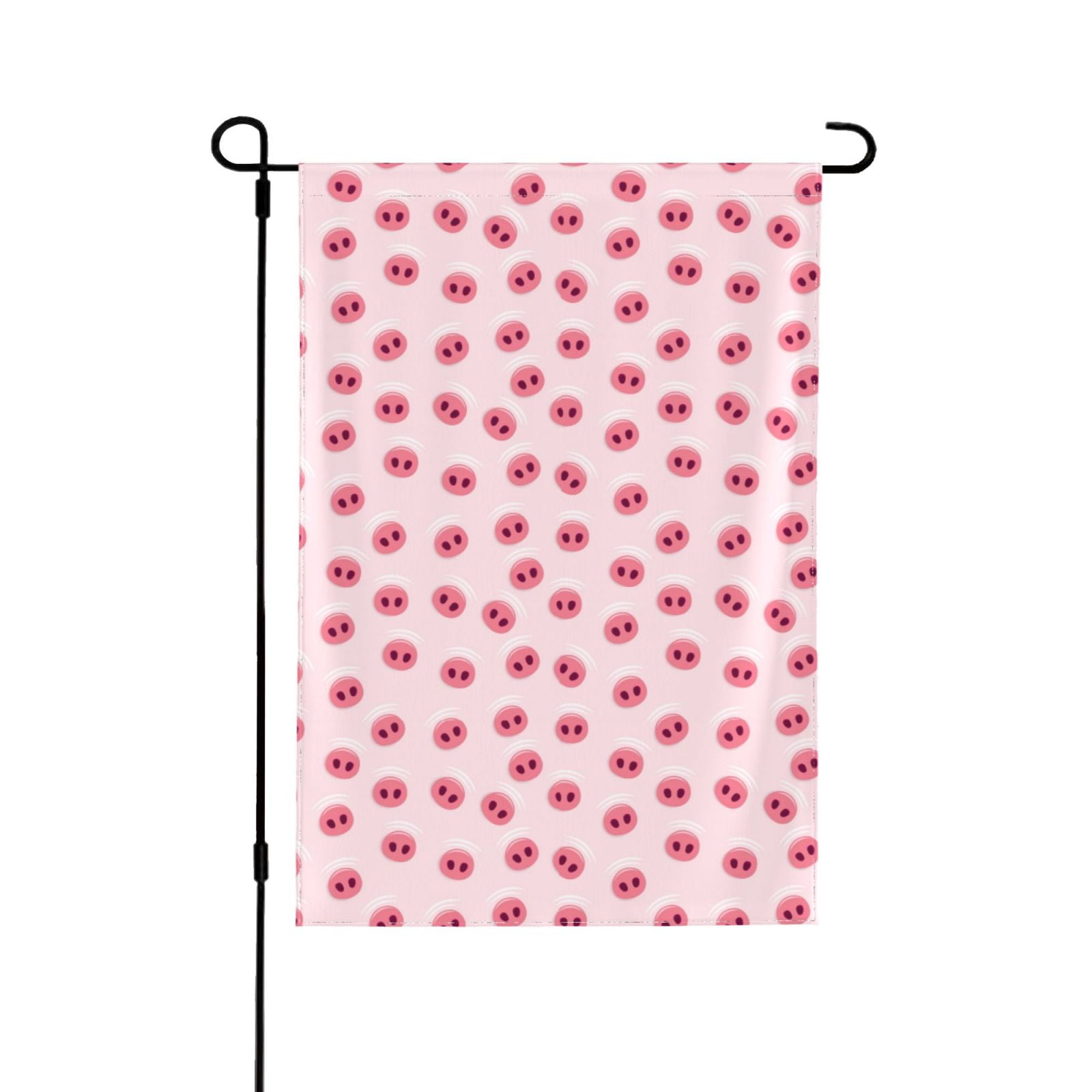 Wukai Cute Pig Nose Garden Flags Double Sided Welcome Garden Yard House ...