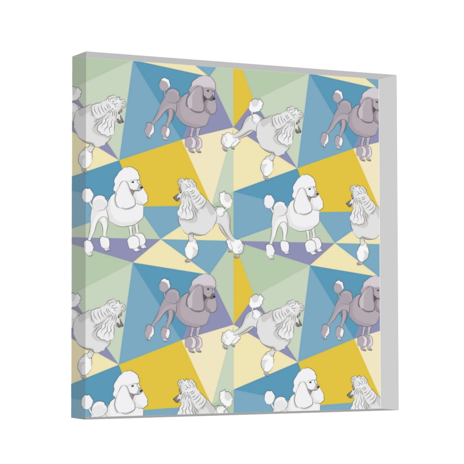 Wukai Cute Poodle Dog Print Elegant Acrylic Gift Decorations Perfect ...