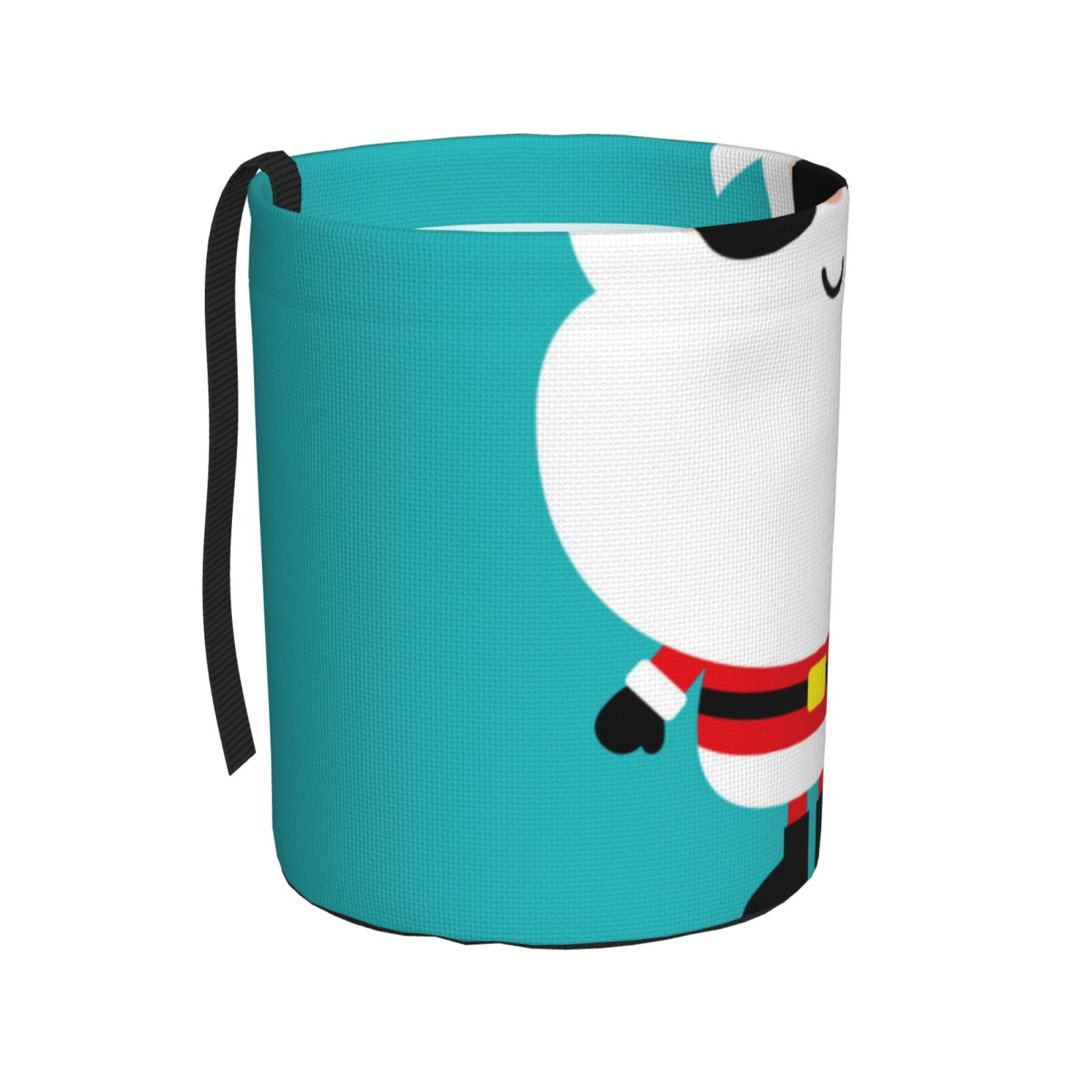 Wukai Cute Santa Claus Print Car Trash Can - Easy to Clean Hanging ...