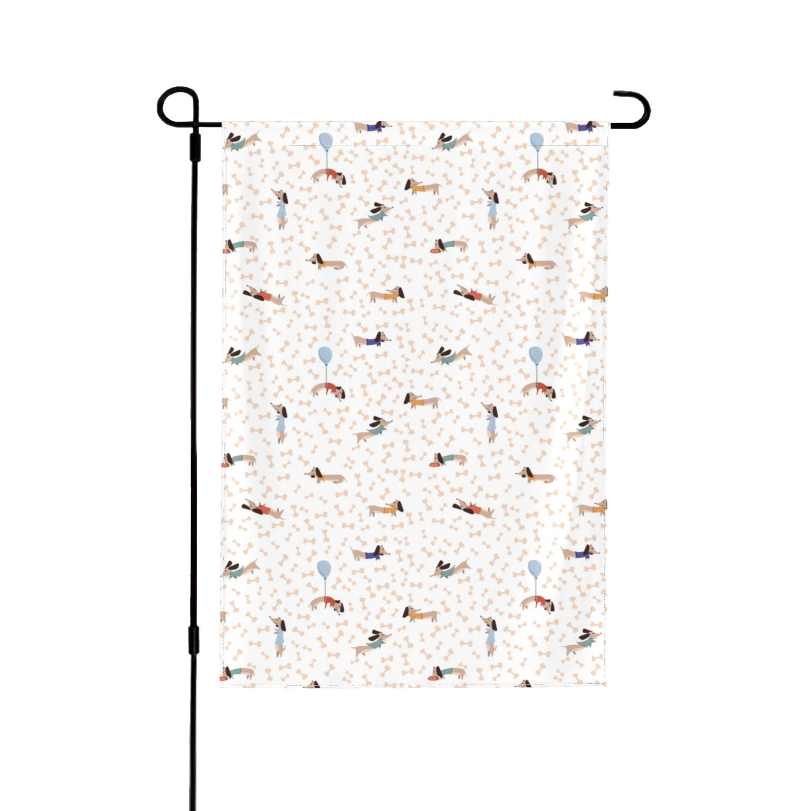 Wukai Dachshund Dog Puppy Garden Flags Double Sided Welcome Garden Yard ...