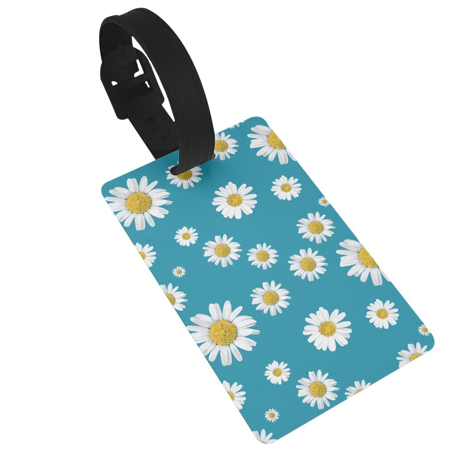 Wukai Daisies Flowers Stylish and Durable Travel Luggage Tags ...