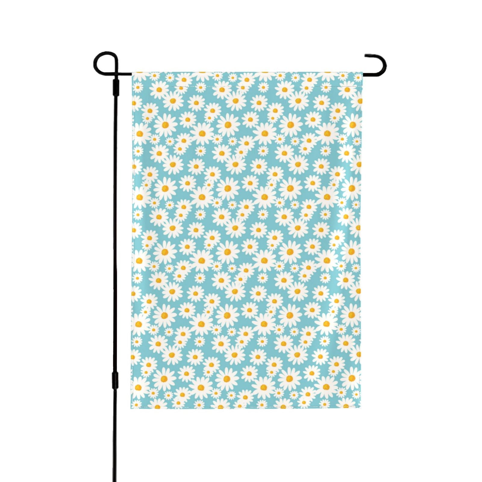 Wukai Daisy Floral A Garden Flags Double Sided Welcome Garden Yard ...