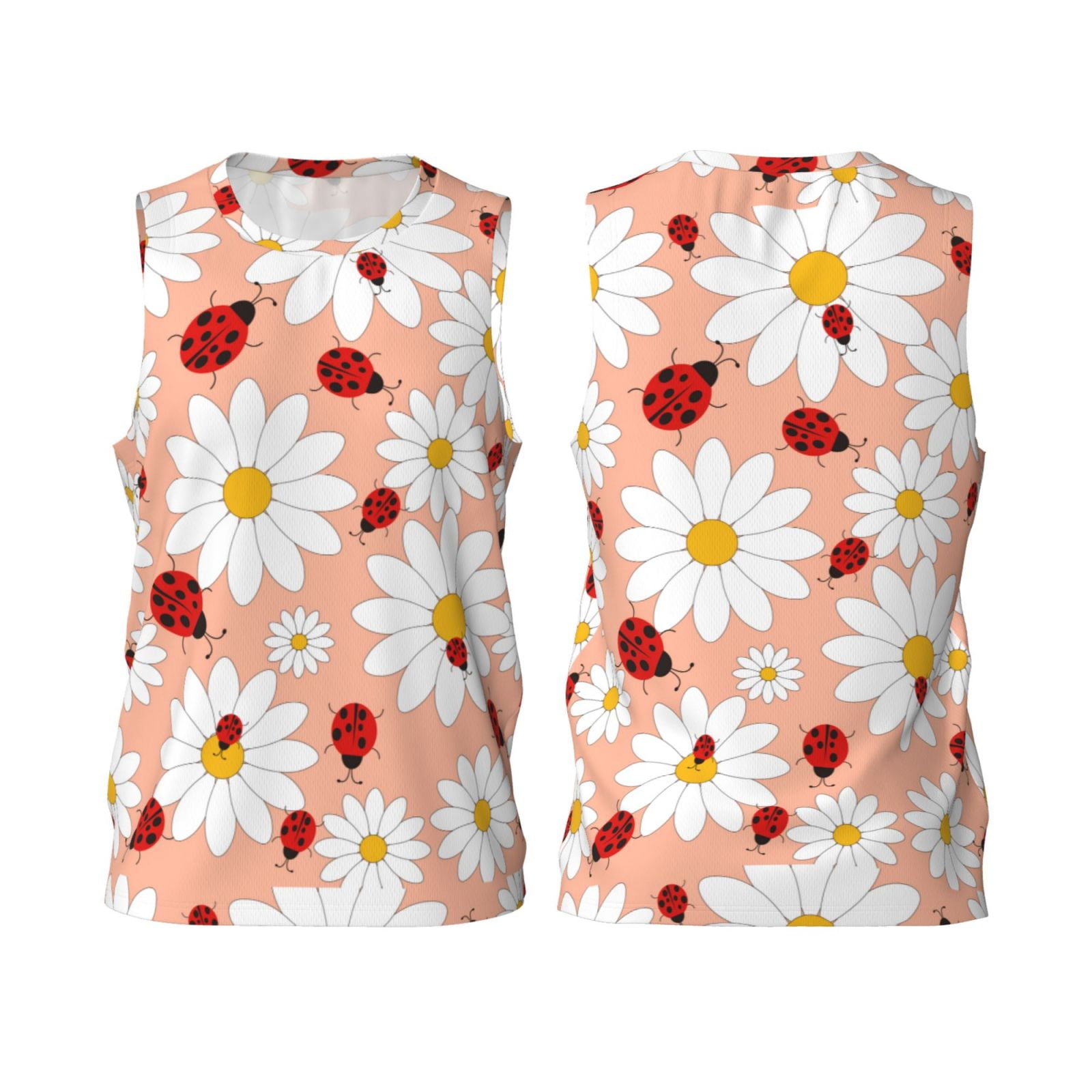 Wukai Daisy and Ladybug Men’s Basketball JerseyMedium - Walmart.com