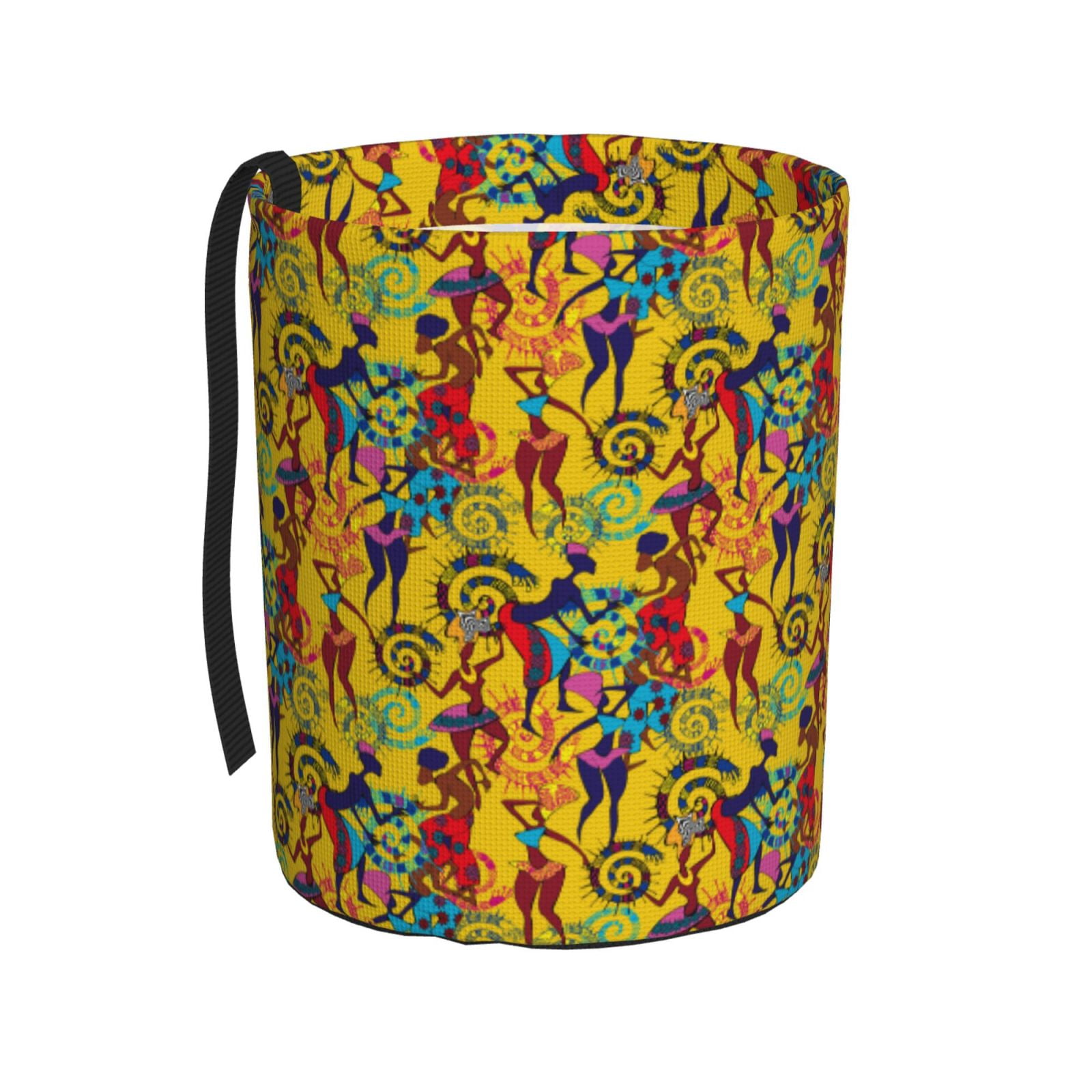 Wukai Dancing African Womens Print Car Trash Can - Easy to Clean ...