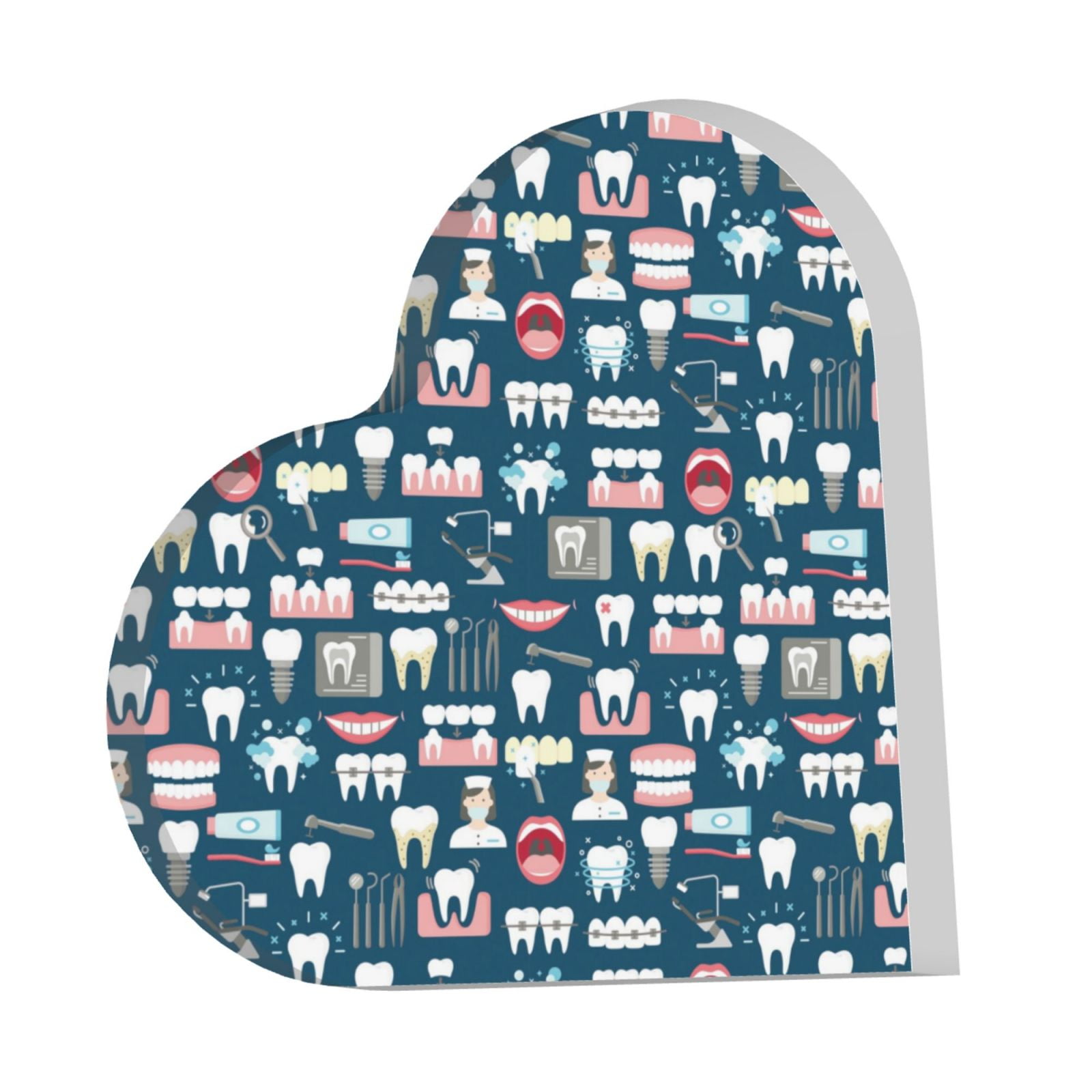 Wukai Dental Seamless Print Elegant Acrylic Gift Decorations Perfect ...