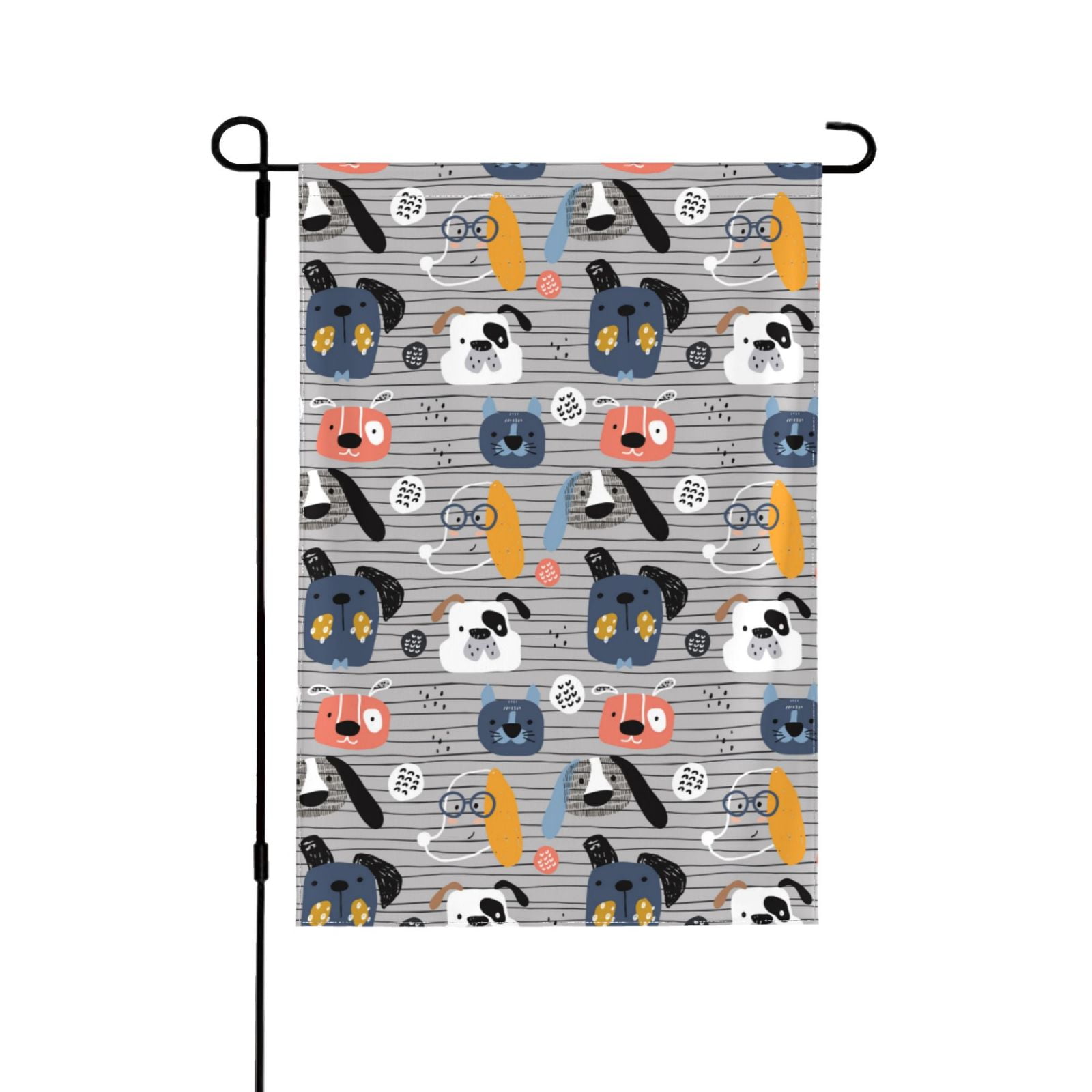 Wukai Dog Garden Flags Double Sided Welcome Garden Yard House Flags ...