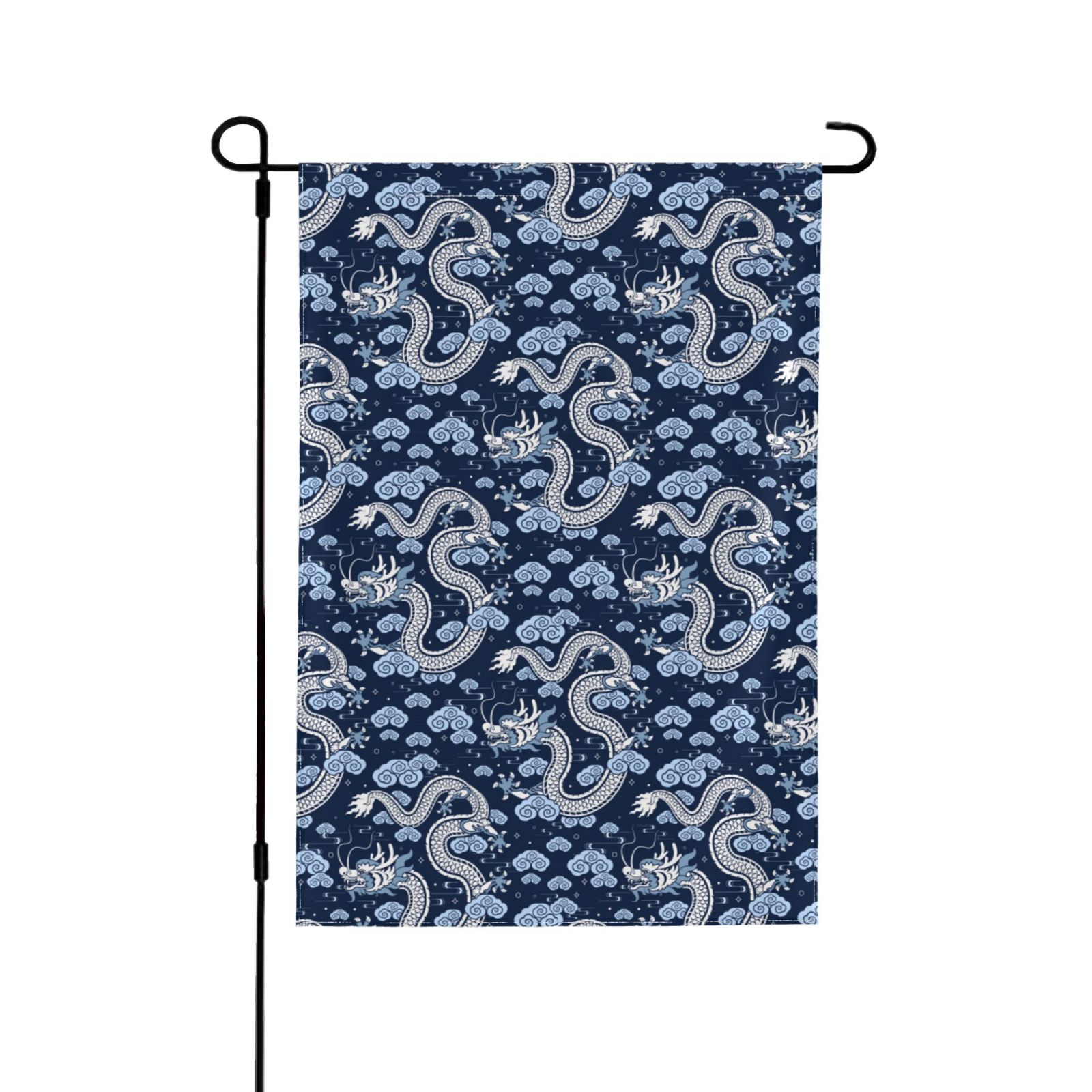 Wukai Dragons Garden Flags Double Sided Welcome Garden Yard House Flags ...