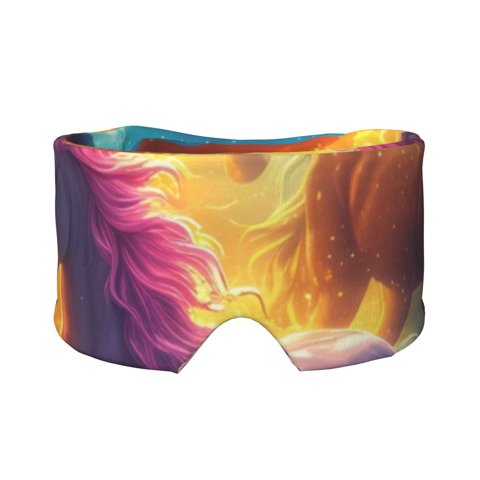 Wukai Dreamy Night Sky White Horse Print Sleep Mask - Eye Mask for ...