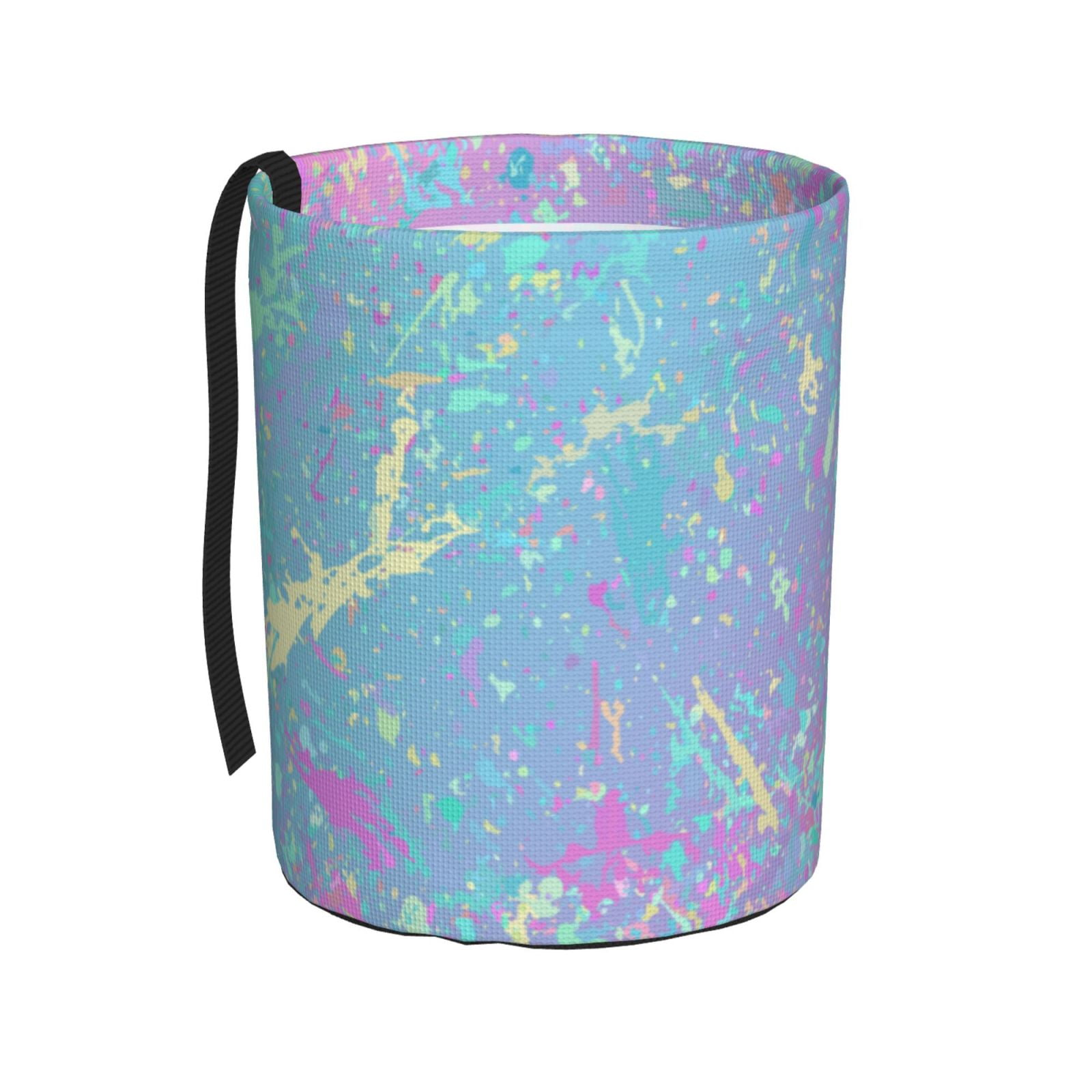 Wukai Fantasy Gradient Print Car Trash Can - Easy to Clean Hanging ...