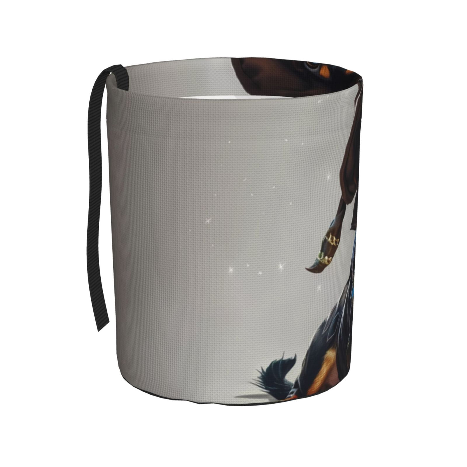 Wukai Fantasy Wizard Dog Art Print Car Trash Can - Easy to Clean ...